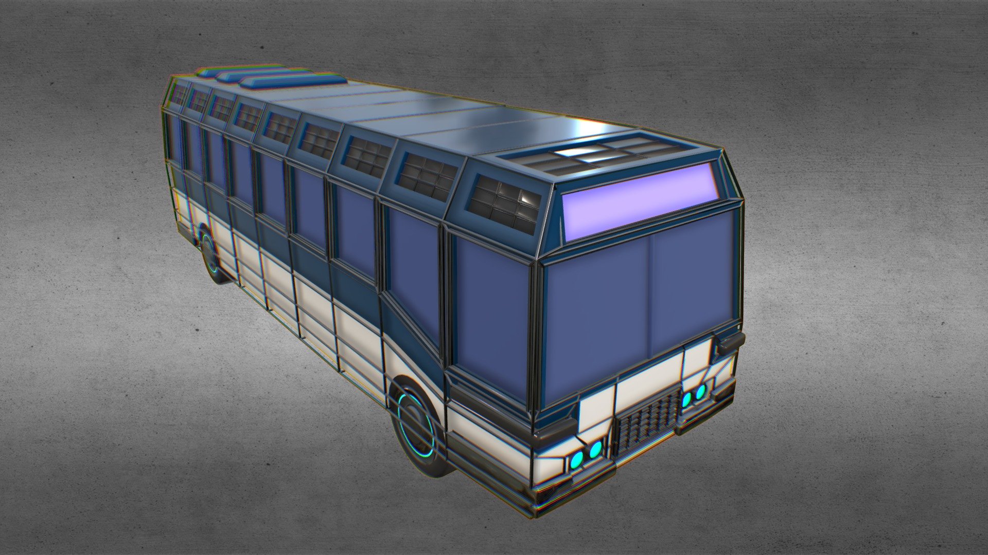 Thai bus NO.8 Cyberpunk - Download Free 3D model by Maximusx0077 ...