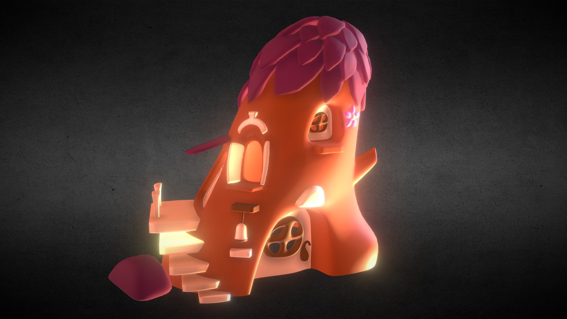 The Little House - 3D model by EuniceDu [31747ae] - Sketchfab