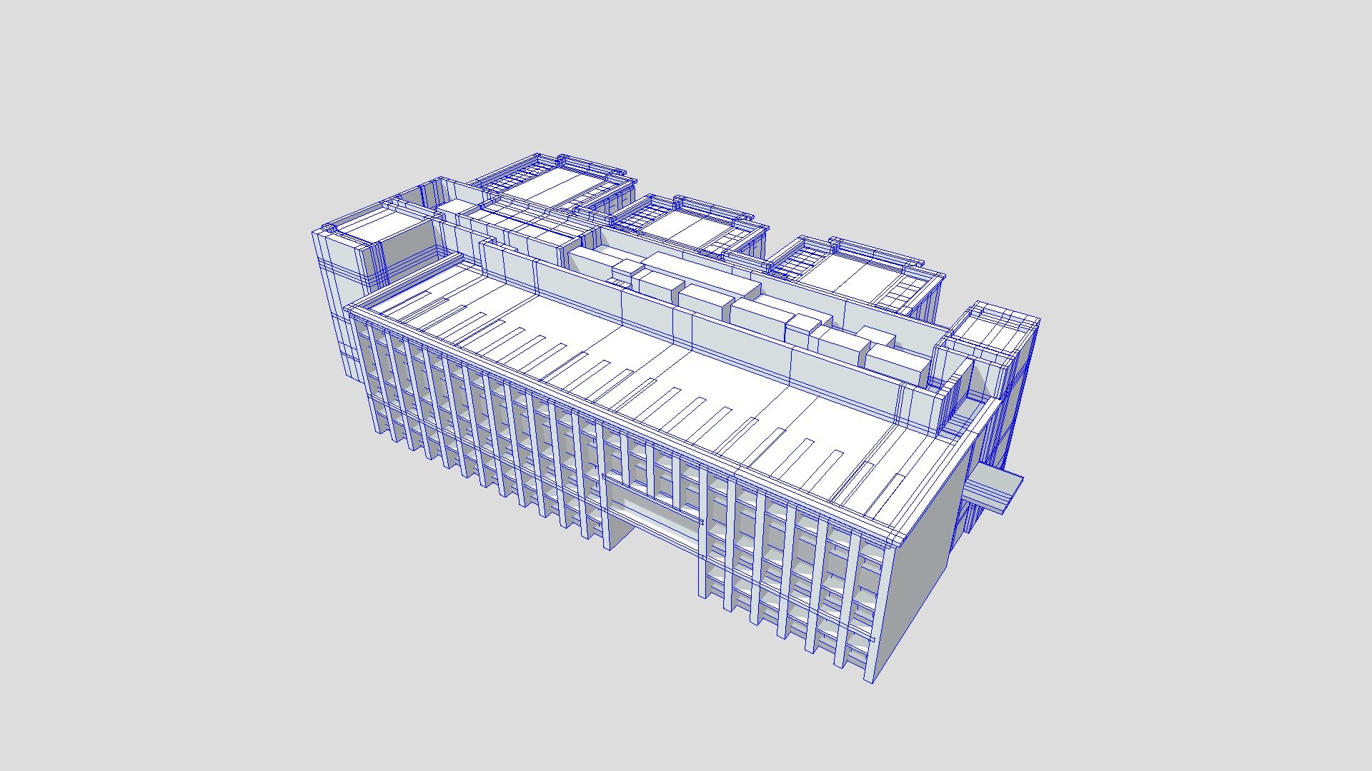 Building E, AGU Sagamihara Campus (LOD2-3) - Download Free 3D model by ...