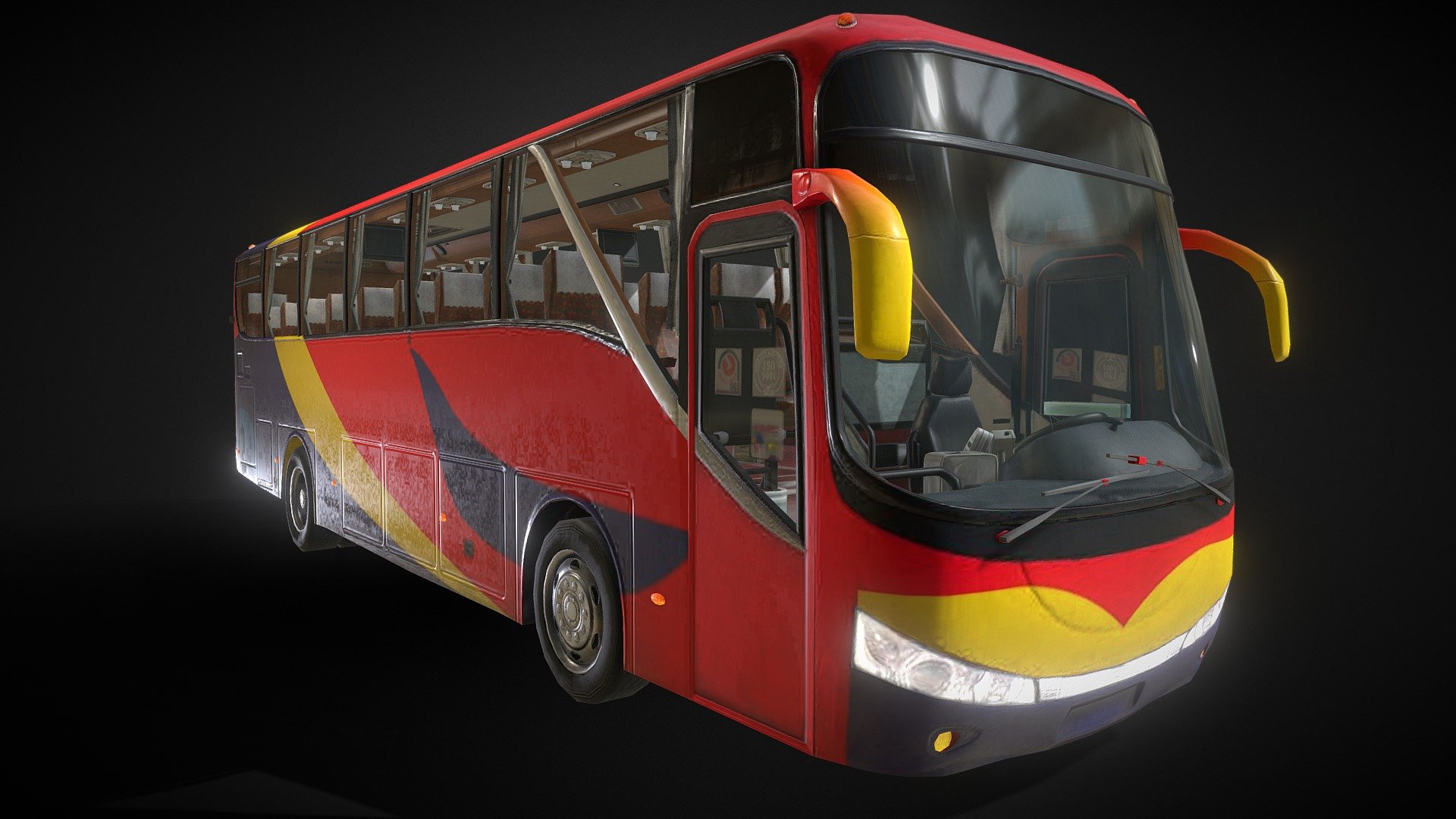 TW Bus 003 - Buy Royalty Free 3D model by animod [31765bc] - Sketchfab ...