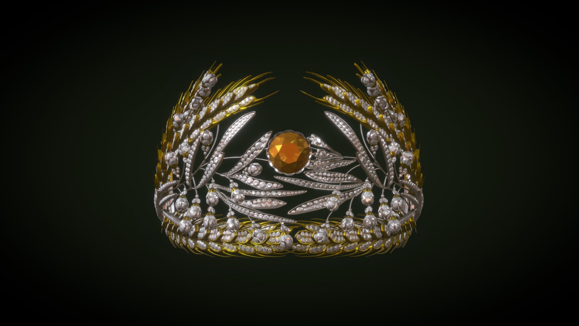 RussianField_tiara - 3D model by FoxLiza [31781f4] - Sketchfab