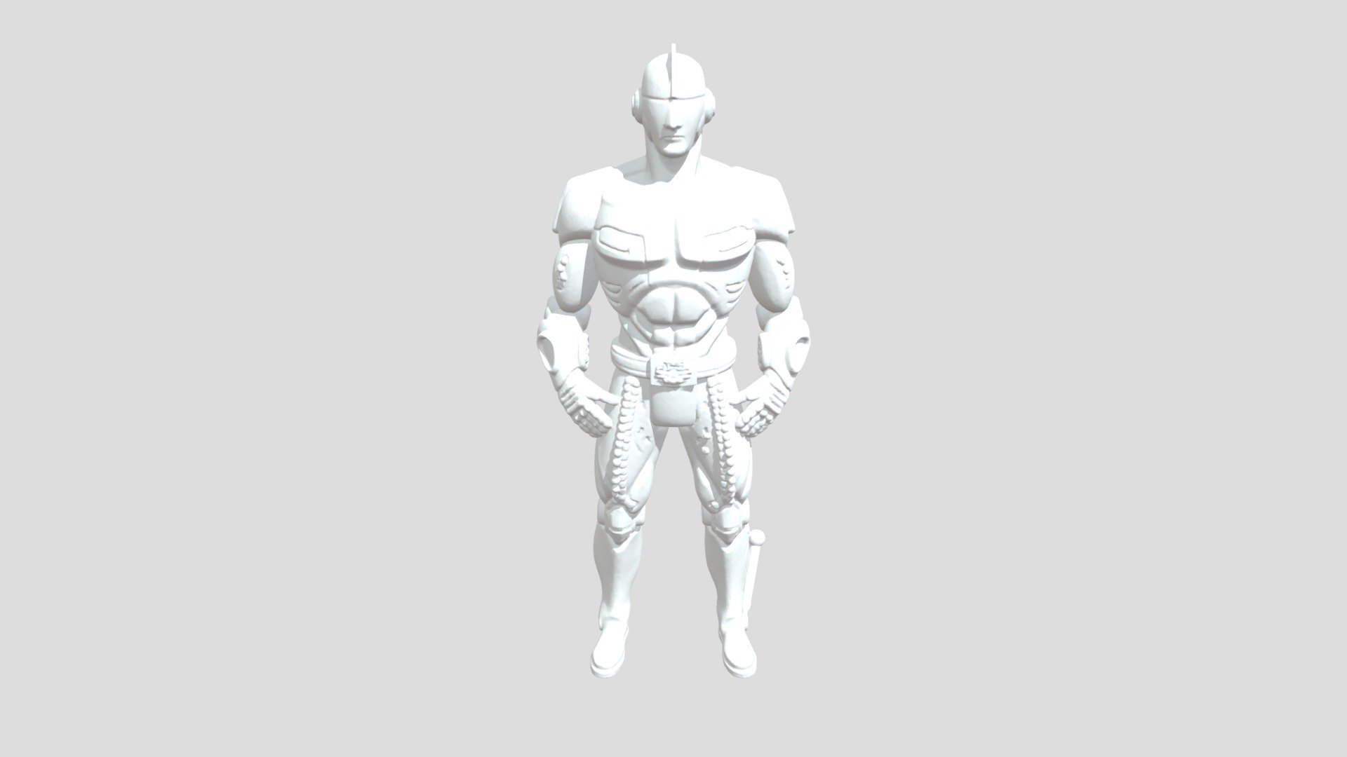 Tech Warrior - 3D model by iconicskillz [31785be] - Sketchfab