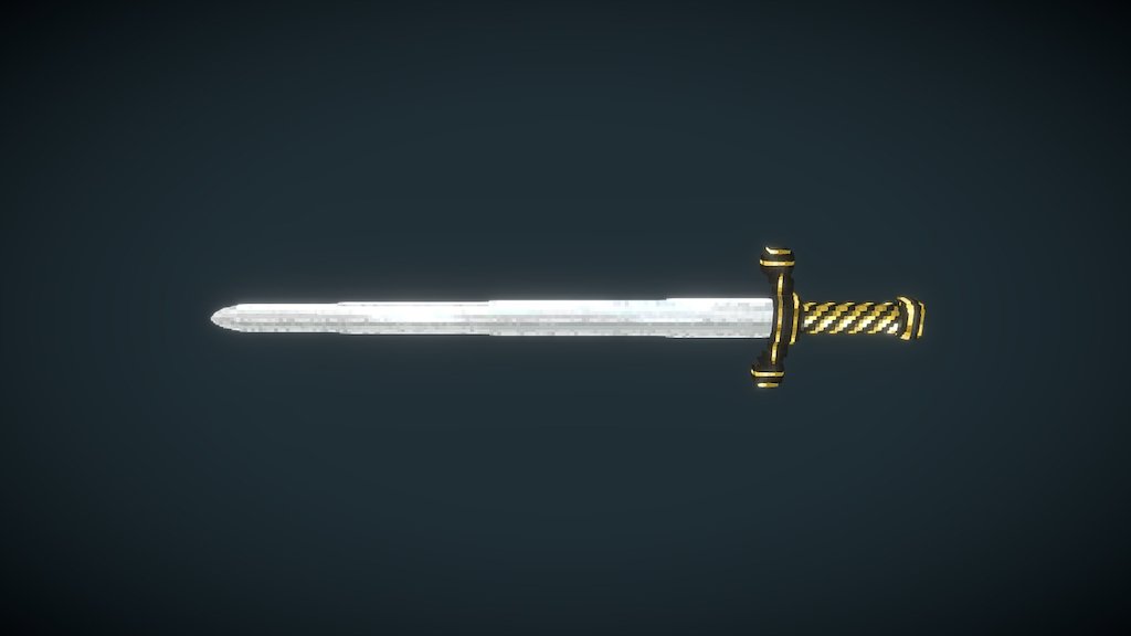 Simple Sword - variation 5 - 3D model by Blasphemy.xe [3178f74] - Sketchfab