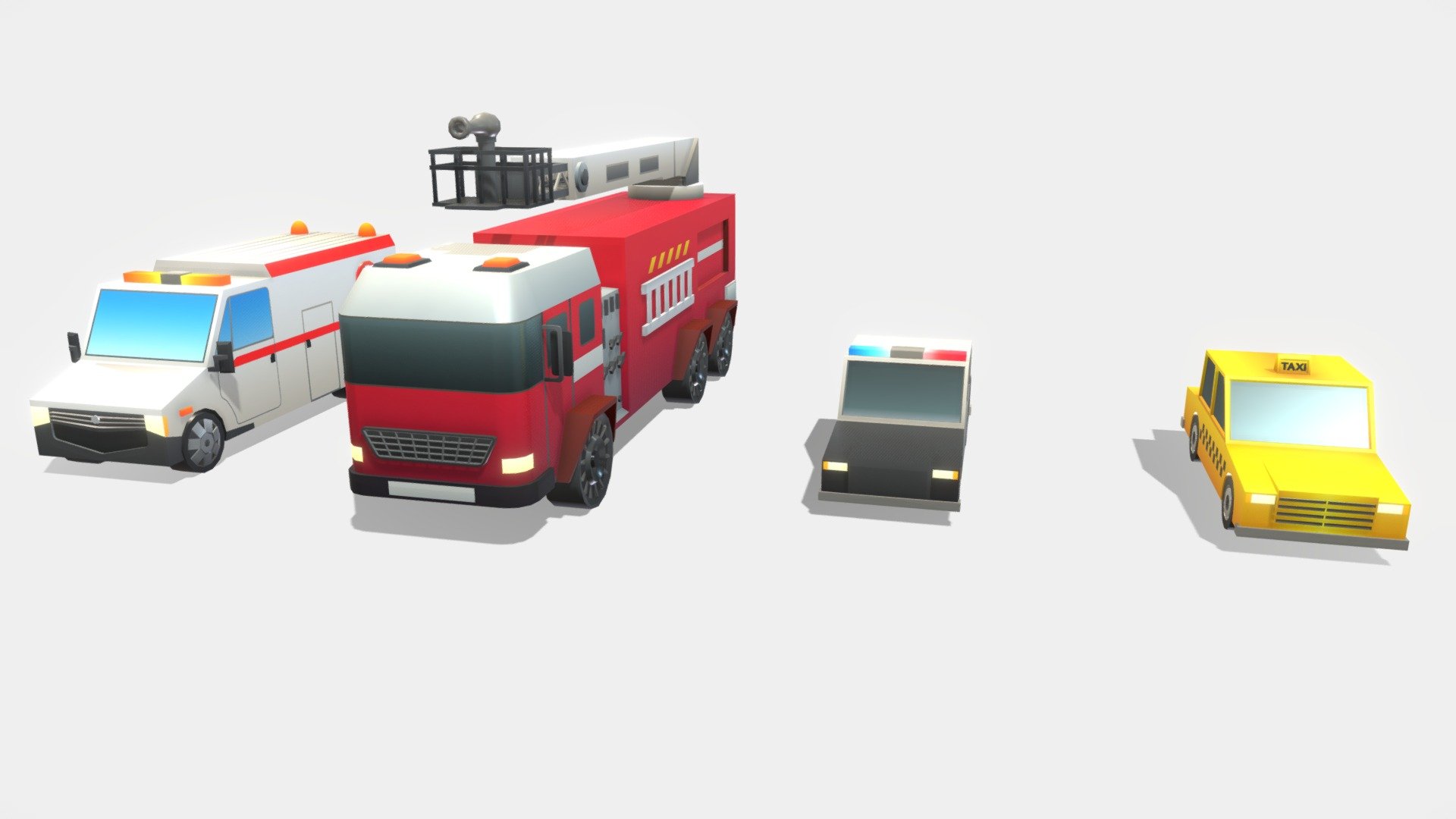 Low Poly City Cars - Buy Royalty Free 3D model by MHKstudio [31791b7 ...