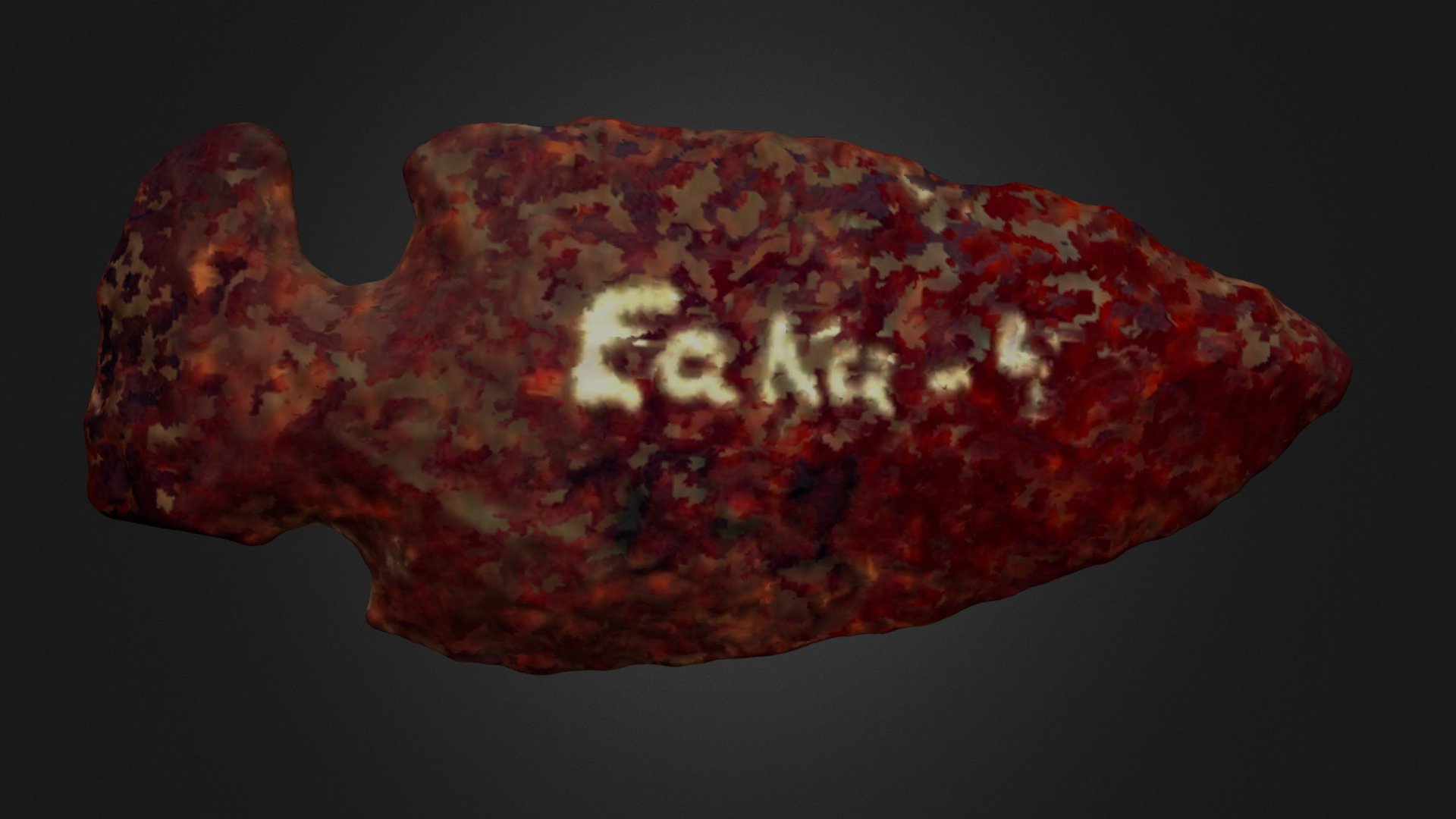 EaKa-4 Side Notched Point - 3D model by Lakehead Anthropology ...