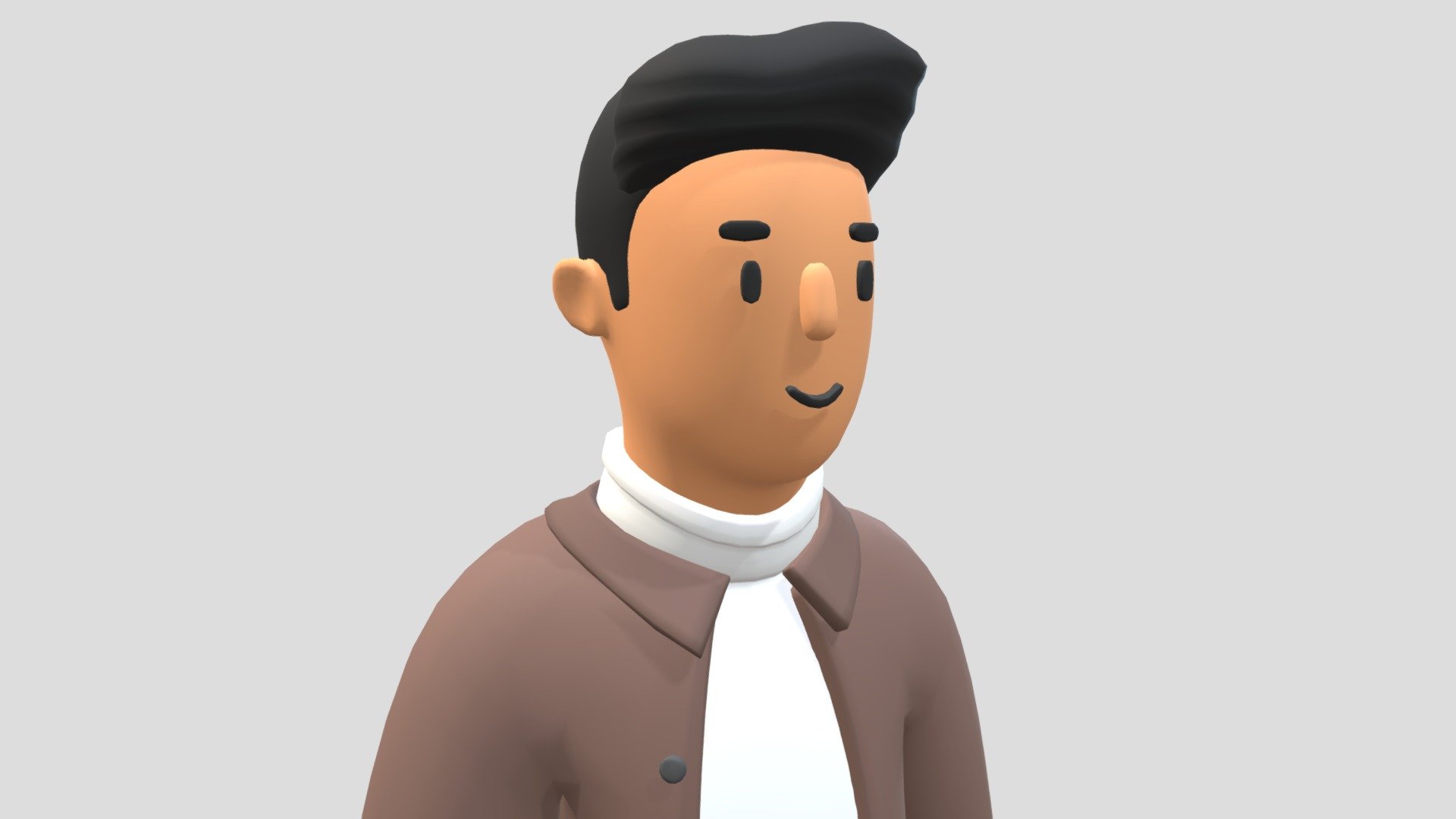 Man 01 - Low Poly - 3D model by Poly World (@poly-world) [3179869 ...