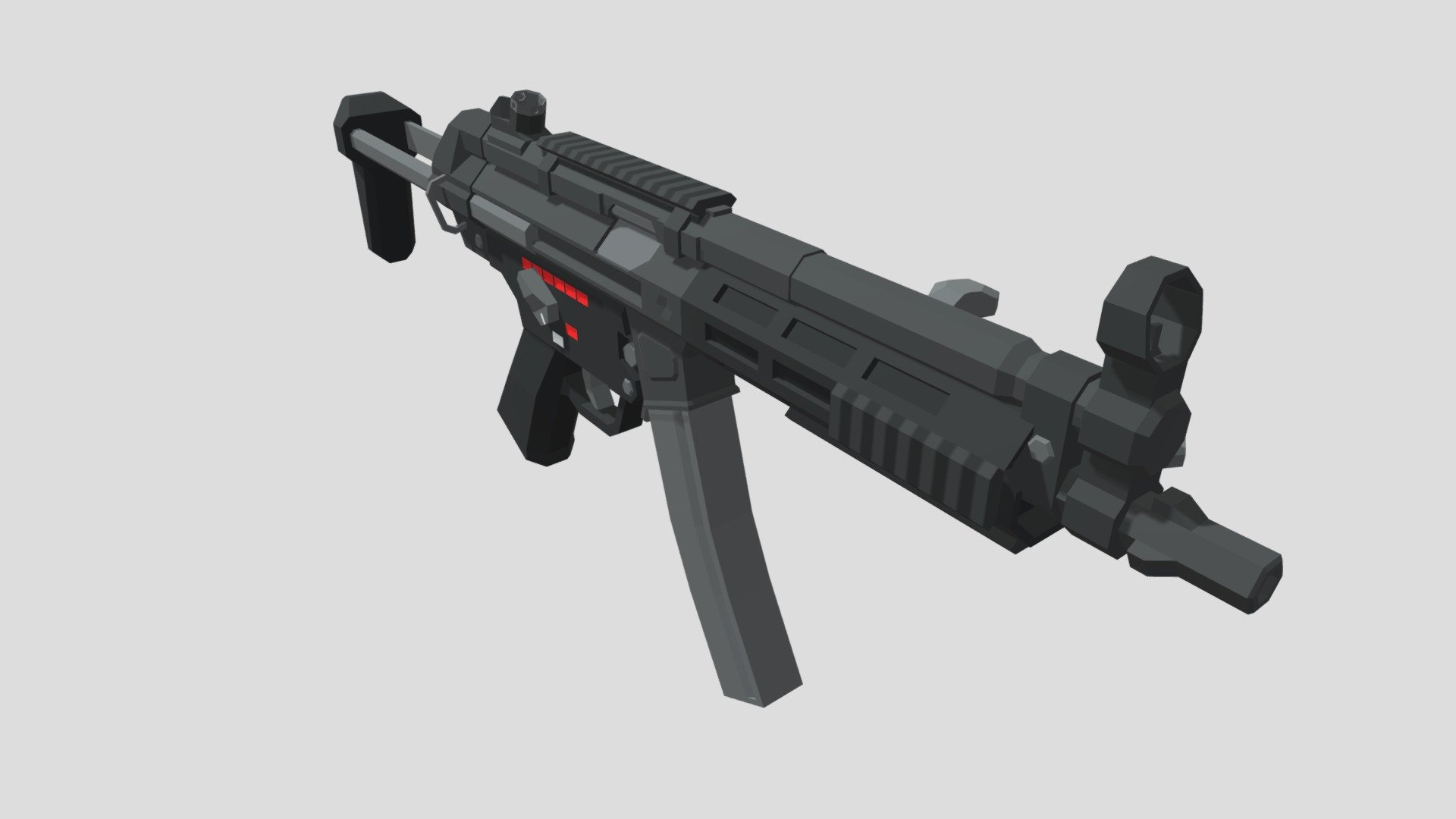 MP5A3 submachinegun - Buy Royalty Free 3D model by shirioko [317adb3 ...