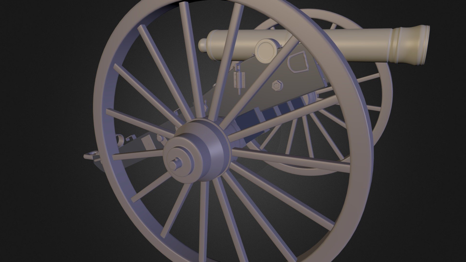 Double Barrelled Cannon - 3D model by firdz3d [317b8df] - Sketchfab