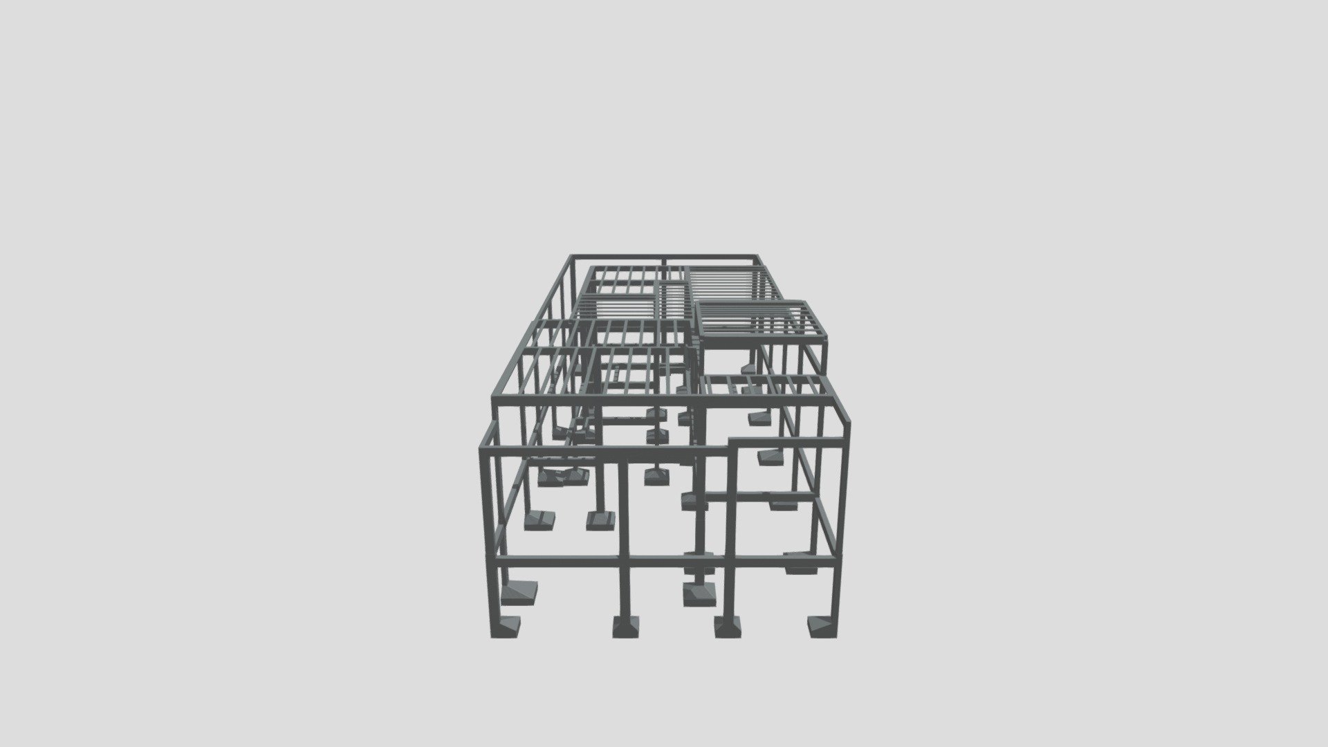 Modelo Estrutural 3D - 3D model by FrancaFelipe [317b9d7] - Sketchfab