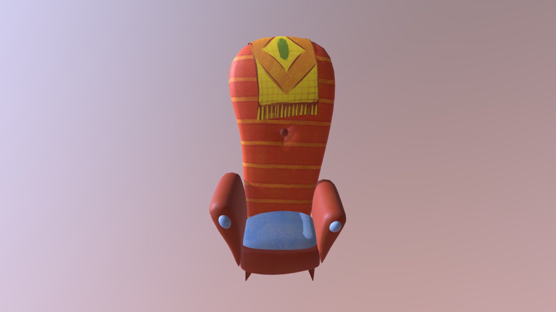 Hello Neighbor Armchair - Download Free 3D model by Kriz Faerson ...