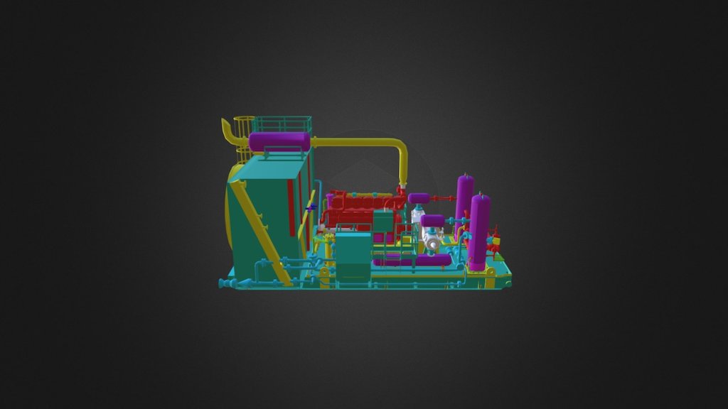 3d Compressor - 3D model by skycad [317daee] - Sketchfab