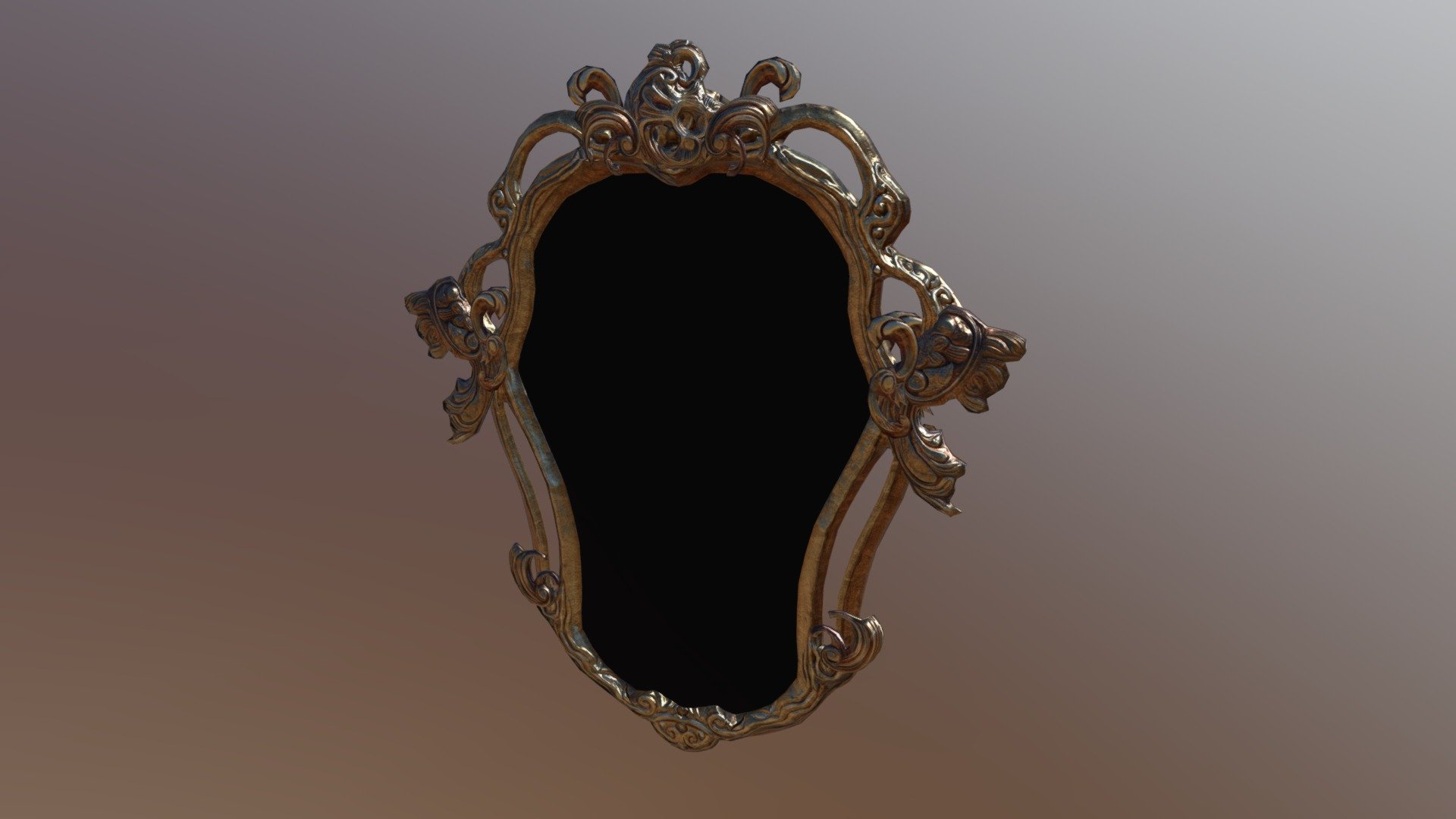 Ornate Picture Frame - 3D model by BurnGameVen [317ddcb] - Sketchfab