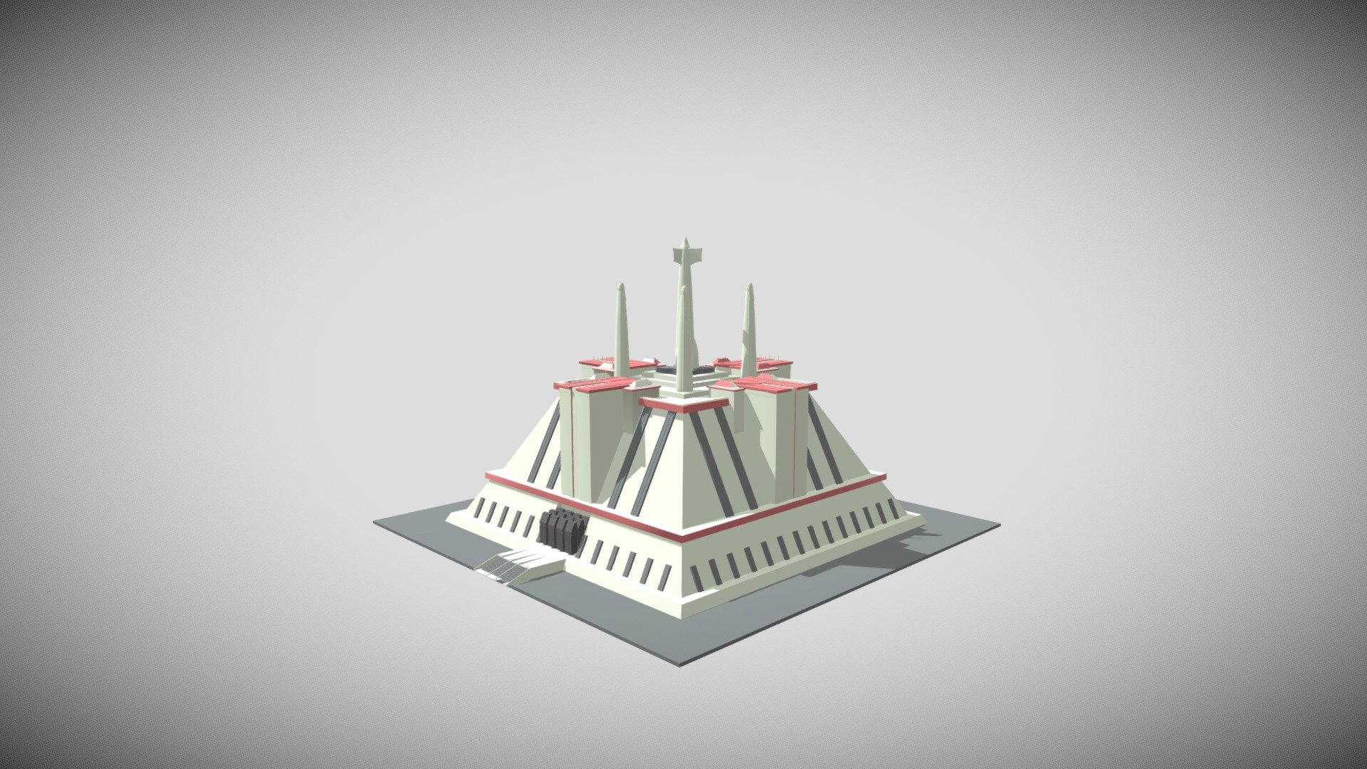 Jedi Temple - Download Free 3D model by Owen Cornelius (@omcstudios333 ...