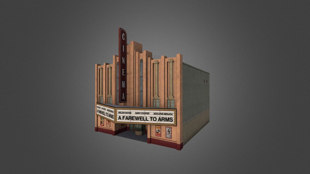 retro buildings - A 3D model collection by orionrigelbot - Sketchfab