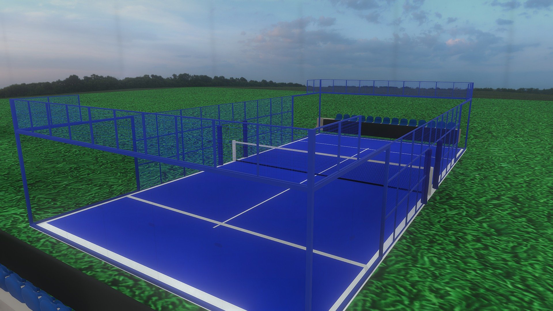 padel tennis model 2 - 3D model by abu.al.khair (@beitco.steelM1 ...