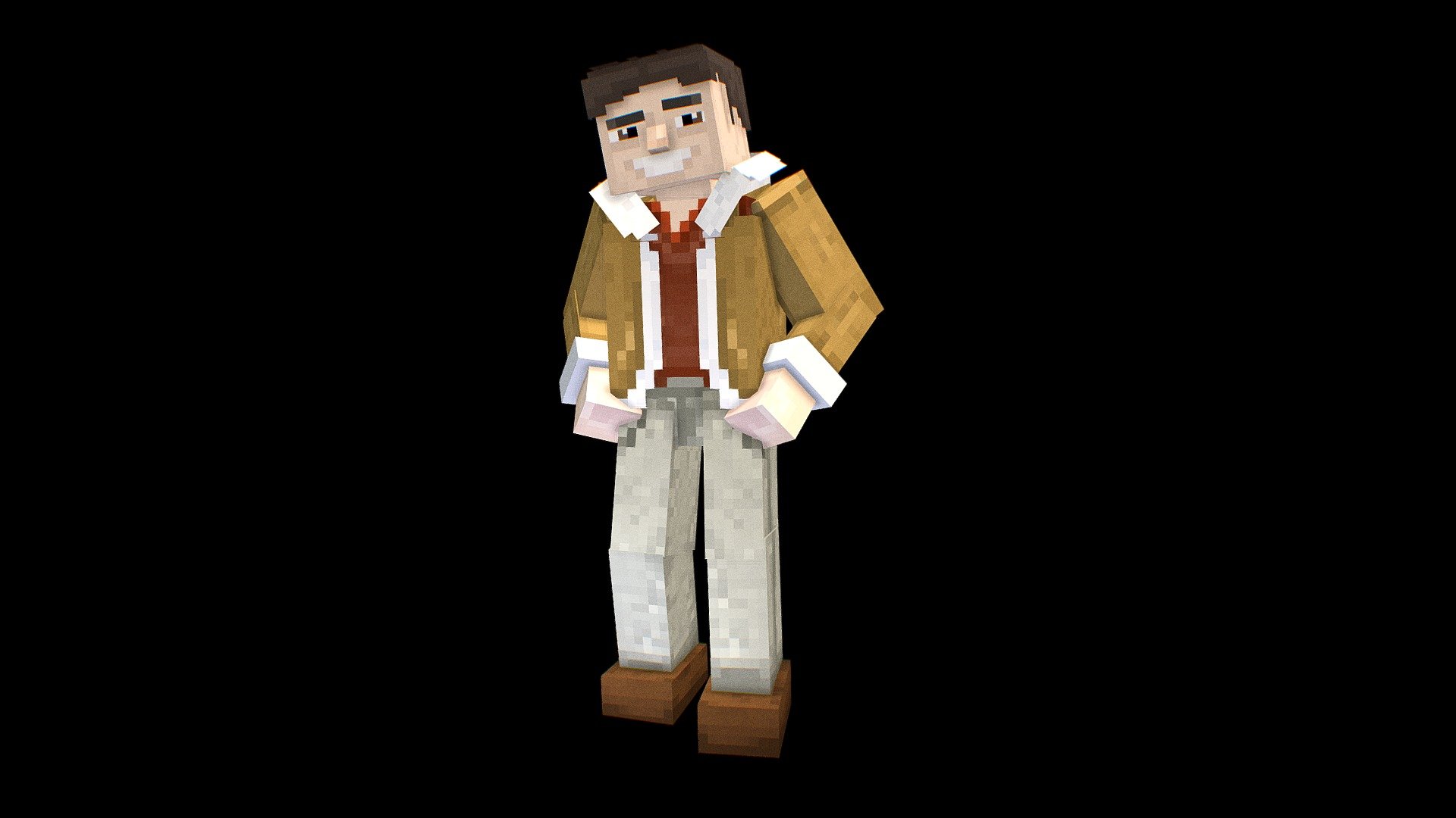 Blockbench - Human "Tibor" - 3D model by MexBot.Arts [318505f] - Sketchfab