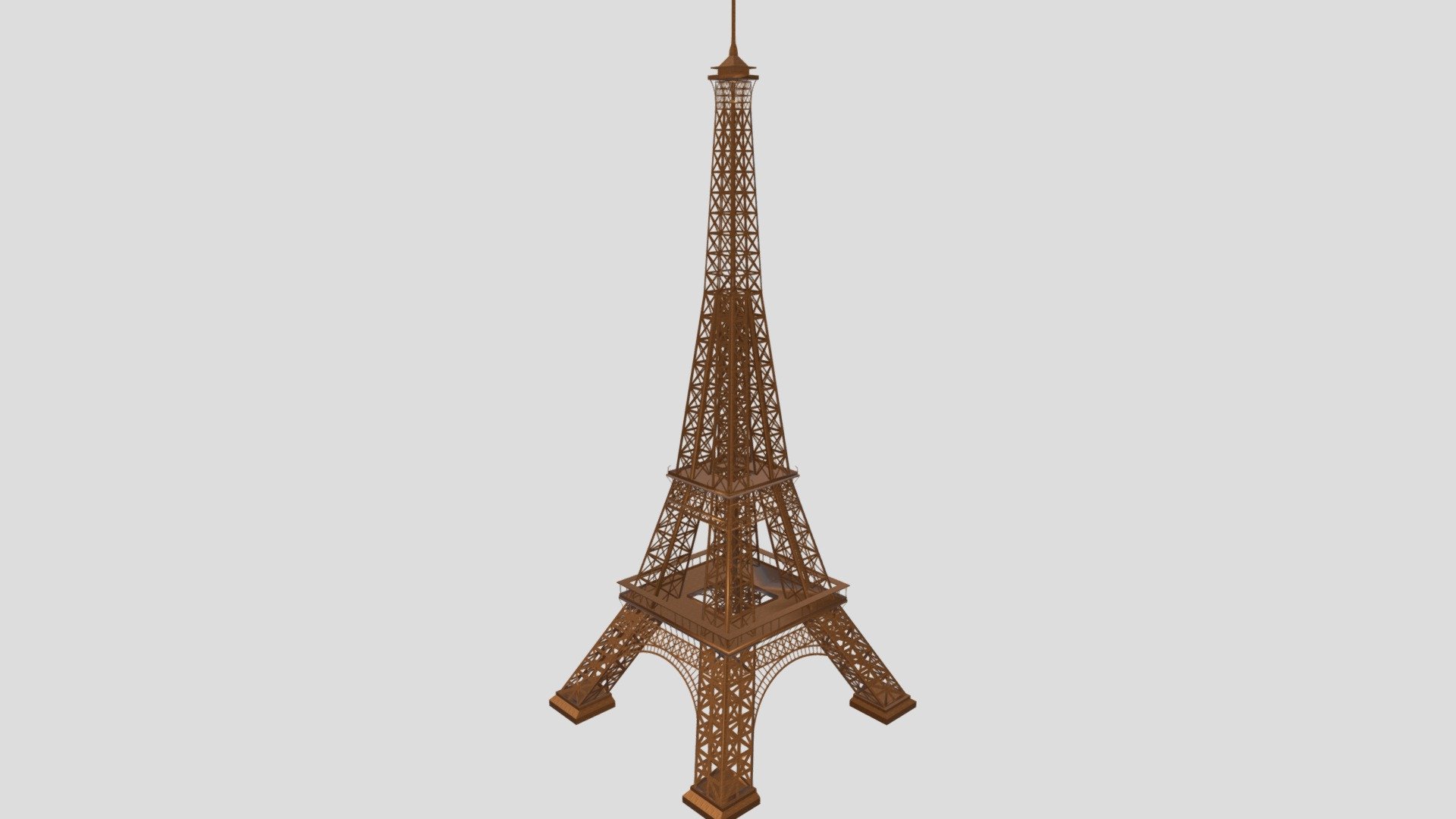Eiffel Tower - Download Free 3D model by Anshul Sharma (@anshulsharmaji553) [3185adf] - Sketchfab