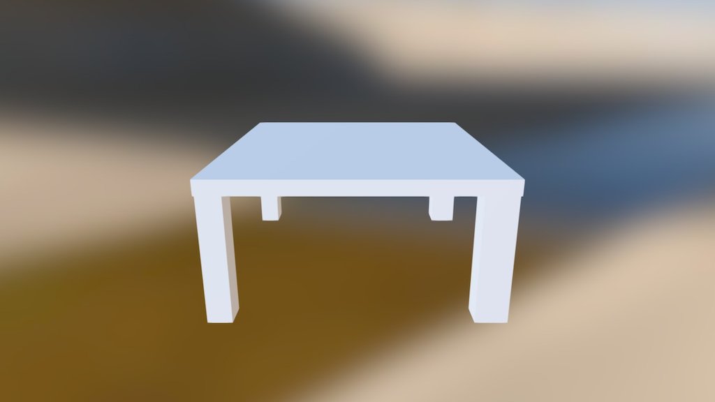 Table - 3D model by Endaettbrukernavn [31867a5] - Sketchfab