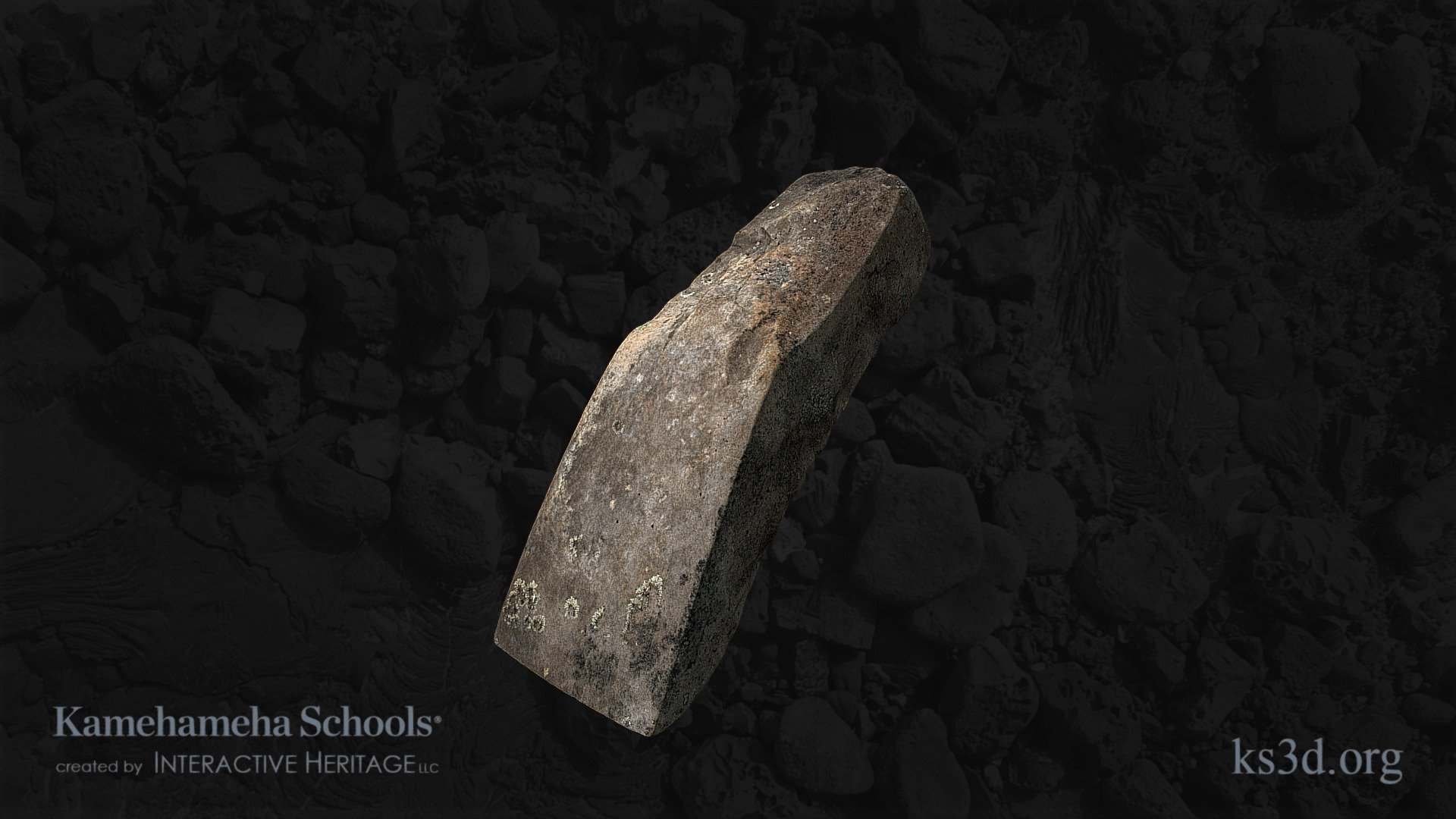 Koʻi - Hawaiian Basalt Adze (Umi-KS-3) - 3D model by ...