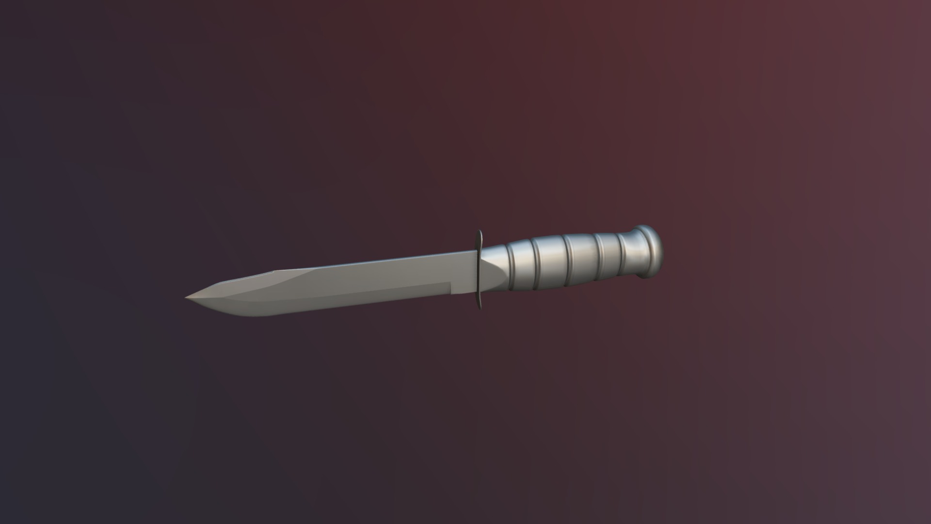Combat knife - 3D model by mariannakachlarova [3187aa8] - Sketchfab
