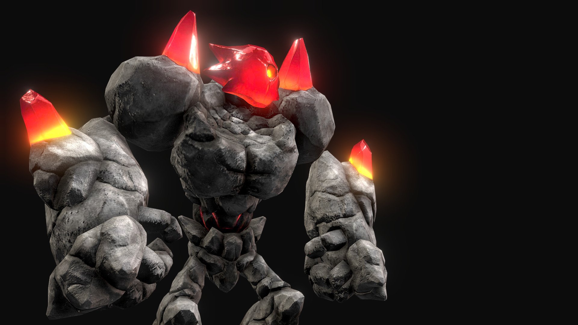 Super Golem - Melee - 3D model by willpowaproject [3187f15] - Sketchfab