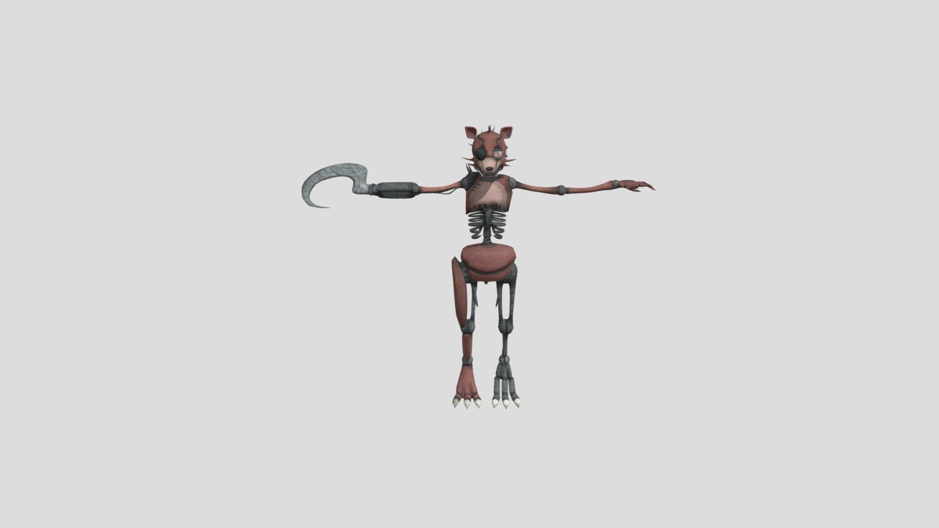 Drawkill foxy - Download Free 3D model by glichtrap [31886d5] - Sketchfab