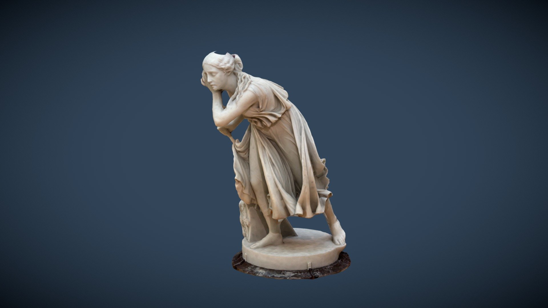 Nydia, the Blind Flower Girl of Pompeii - 3D model by David.A (@David ...