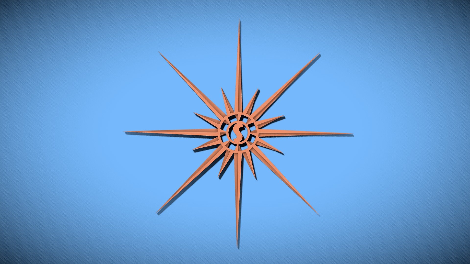 Geometrical Star Model - Buy Royalty Free 3D model by Sandeep Choudhary ...