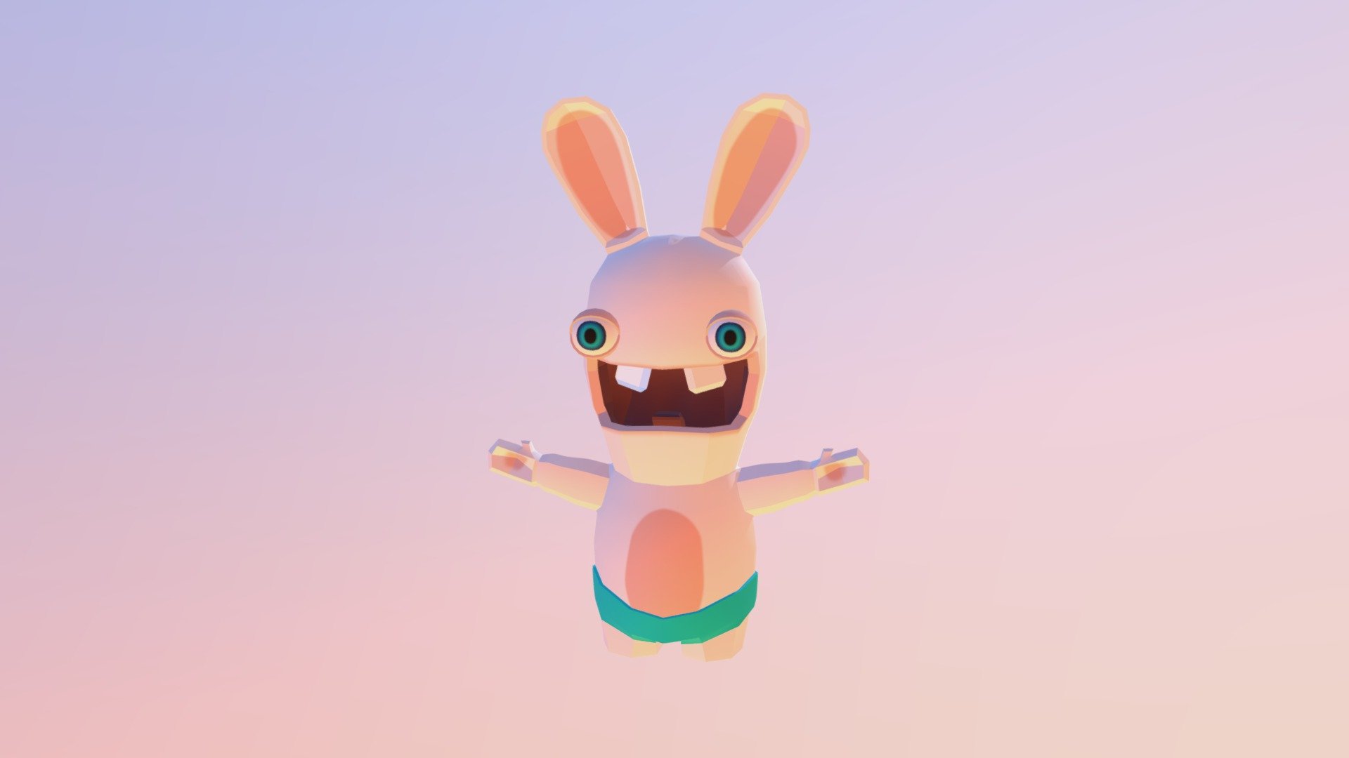 Lapin Crétin - 3D model by horkidelo [318c000] - Sketchfab
