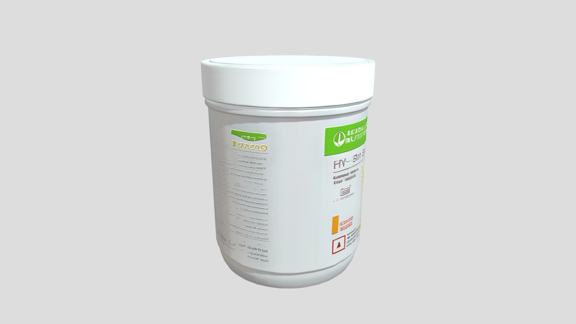 collagen powder container - 3D model by dkbhandari1995 [318c259 ...