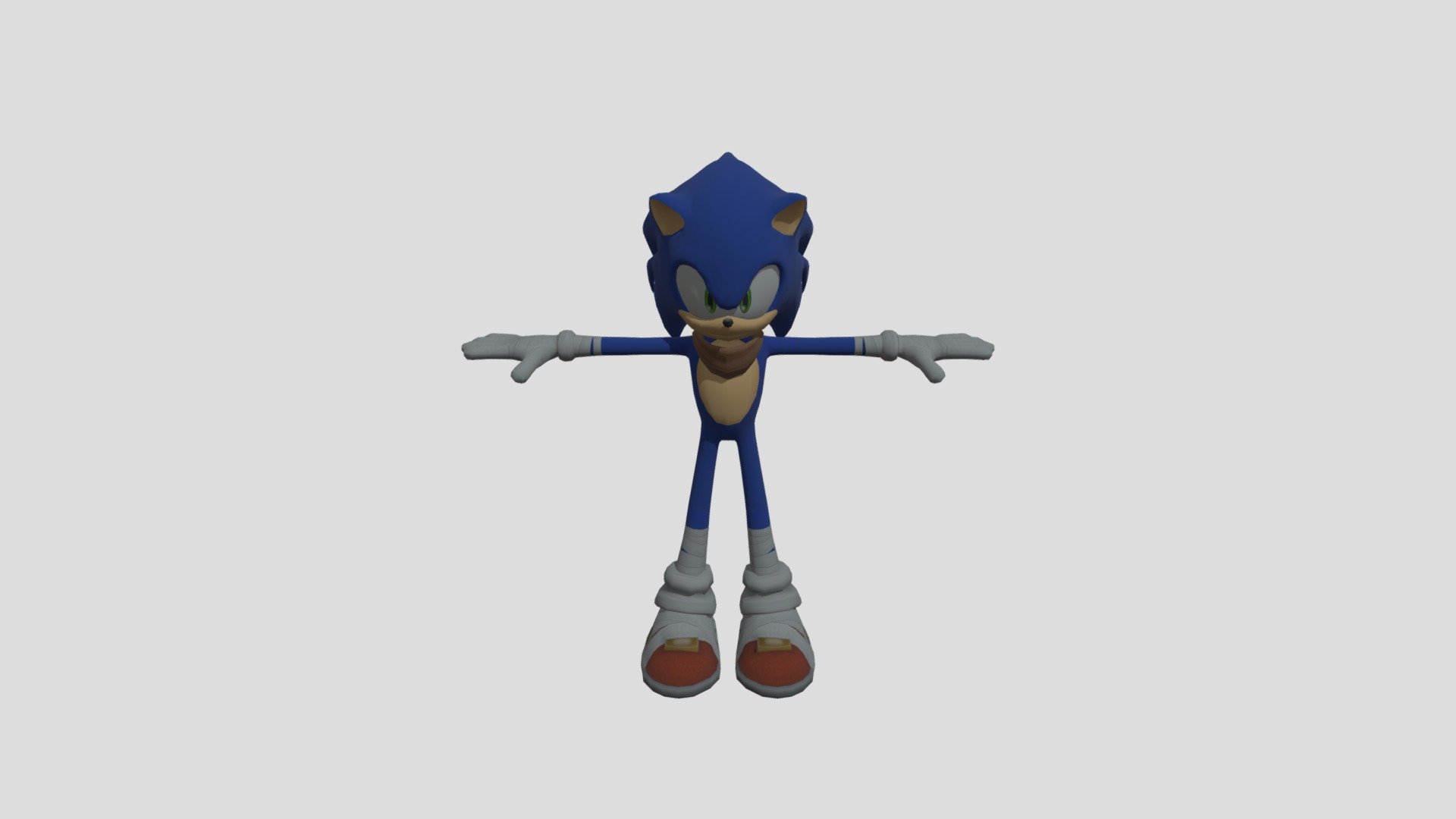 Sonic - Download Free 3D model by mister p (@koce1505) [318d0b3 ...