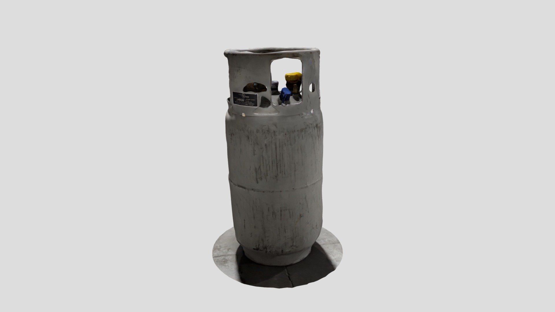Propane tank - 3D model by UniversalPioneer [318d551] - Sketchfab