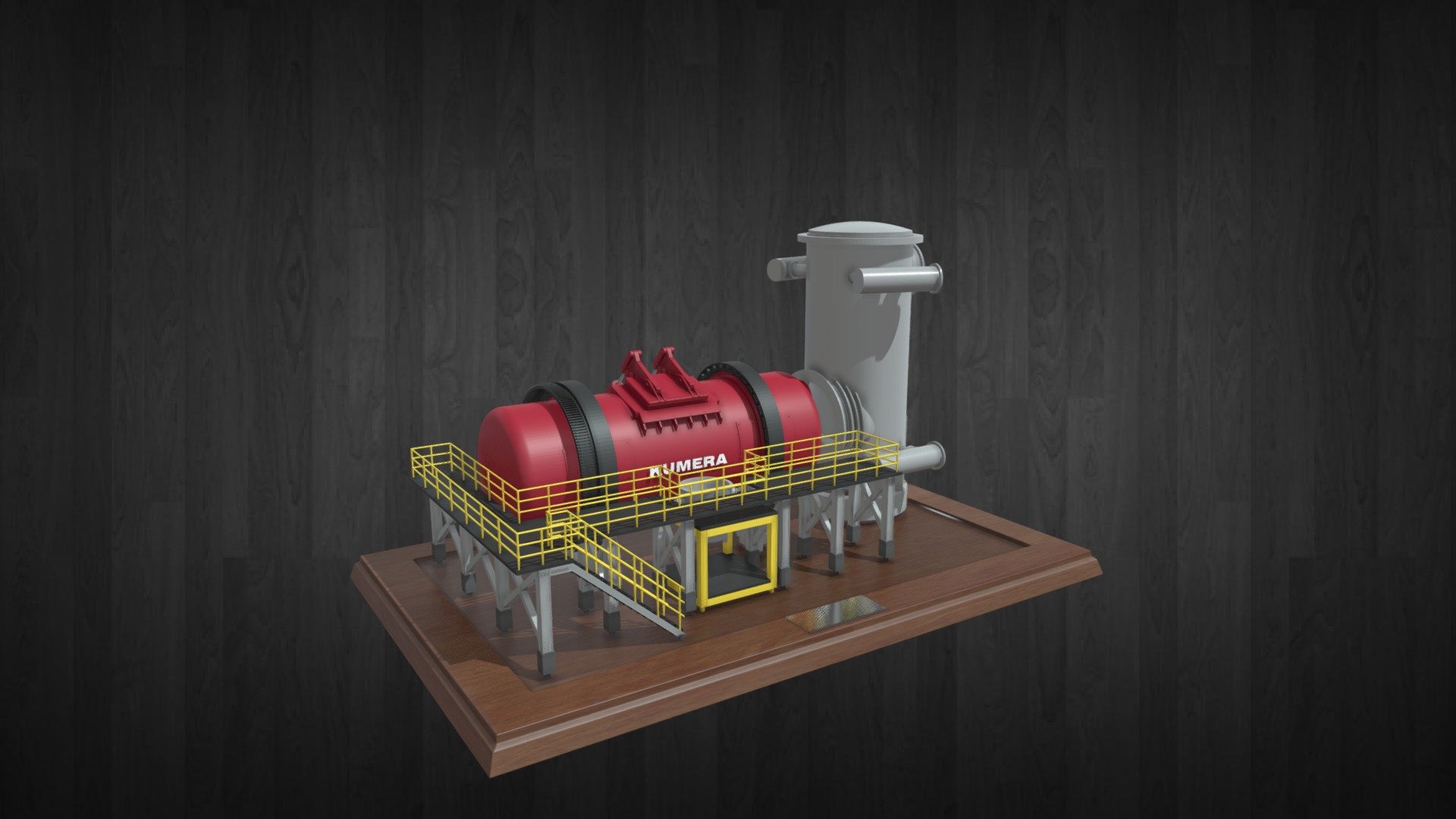 Kumera Anode Furnace and Incinerator scale model - 3D model by Tapio ...