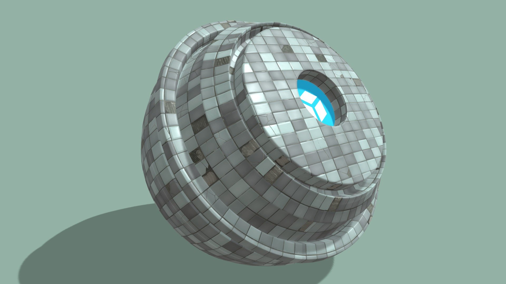 College work- Procedural rectangular tiles - Download Free 3D model by ...