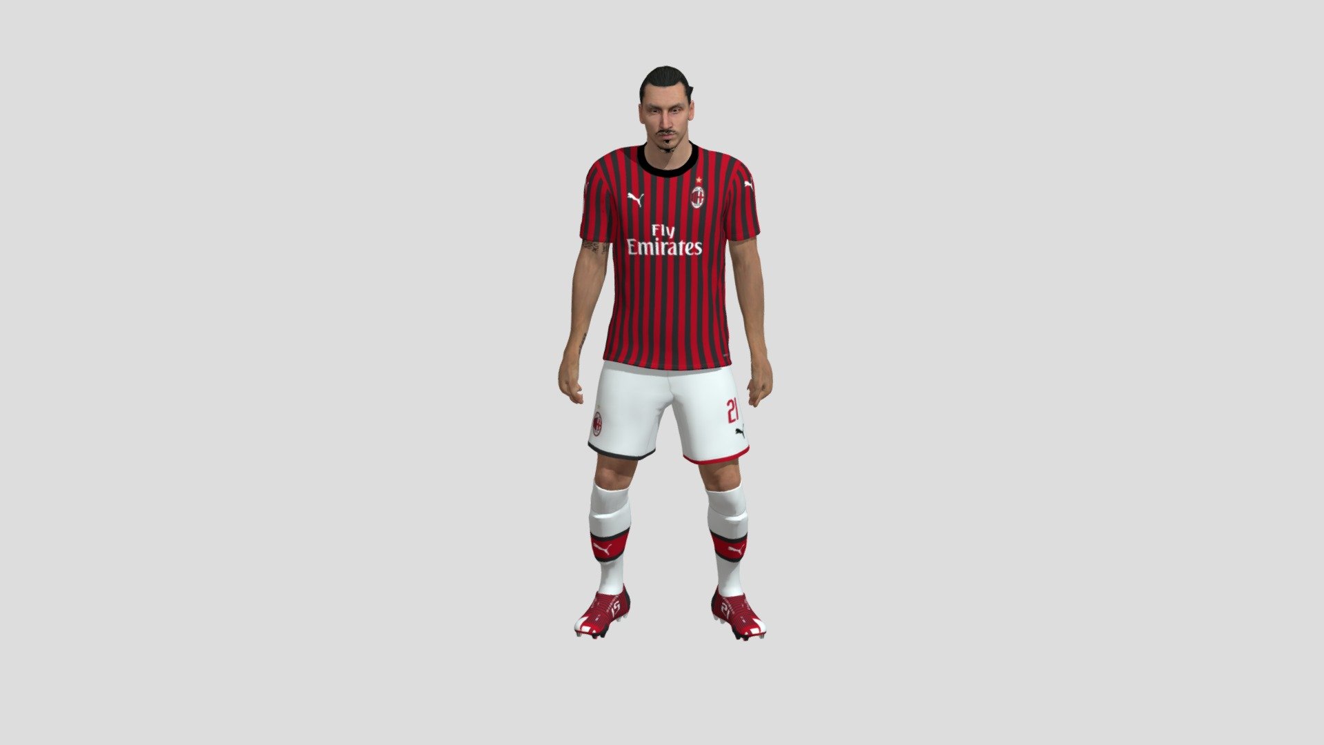 zlatan 3d model free football #3D - Download Free 3D model by Ltti ...