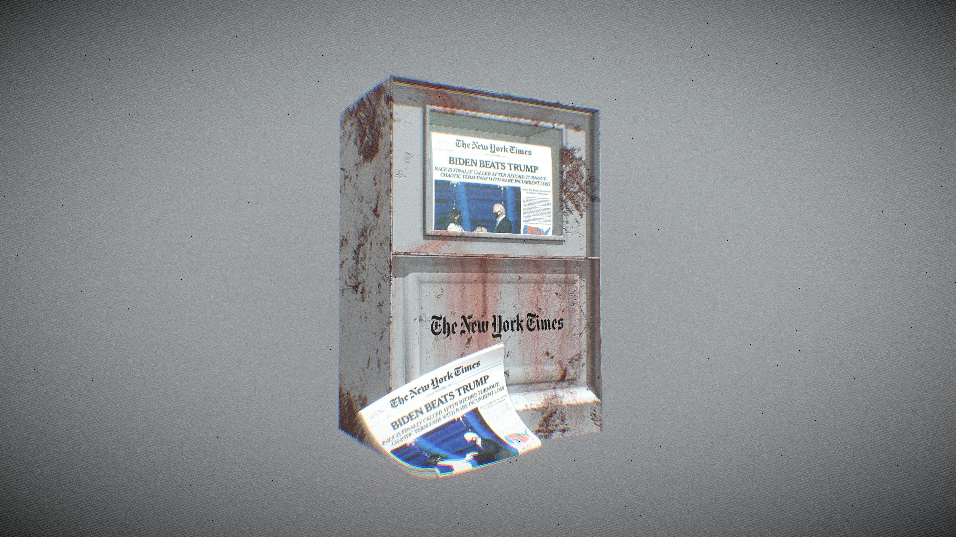 Newspaper Vending Machine - Buy Royalty Free 3D model by Robinson ...