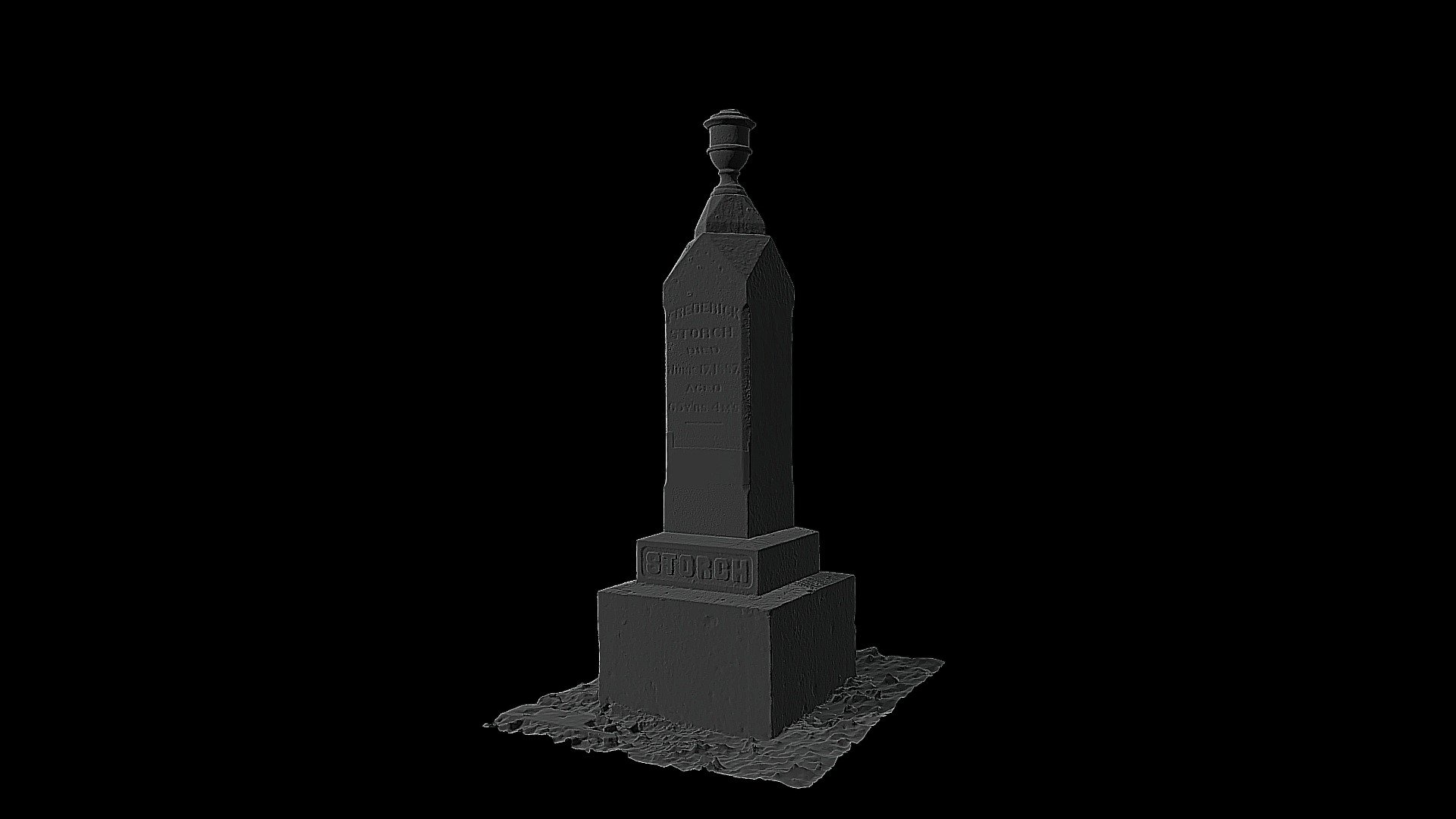 Storch Grave Monument, La Crosse, WI - 3D model by Maddy_Stegeman ...