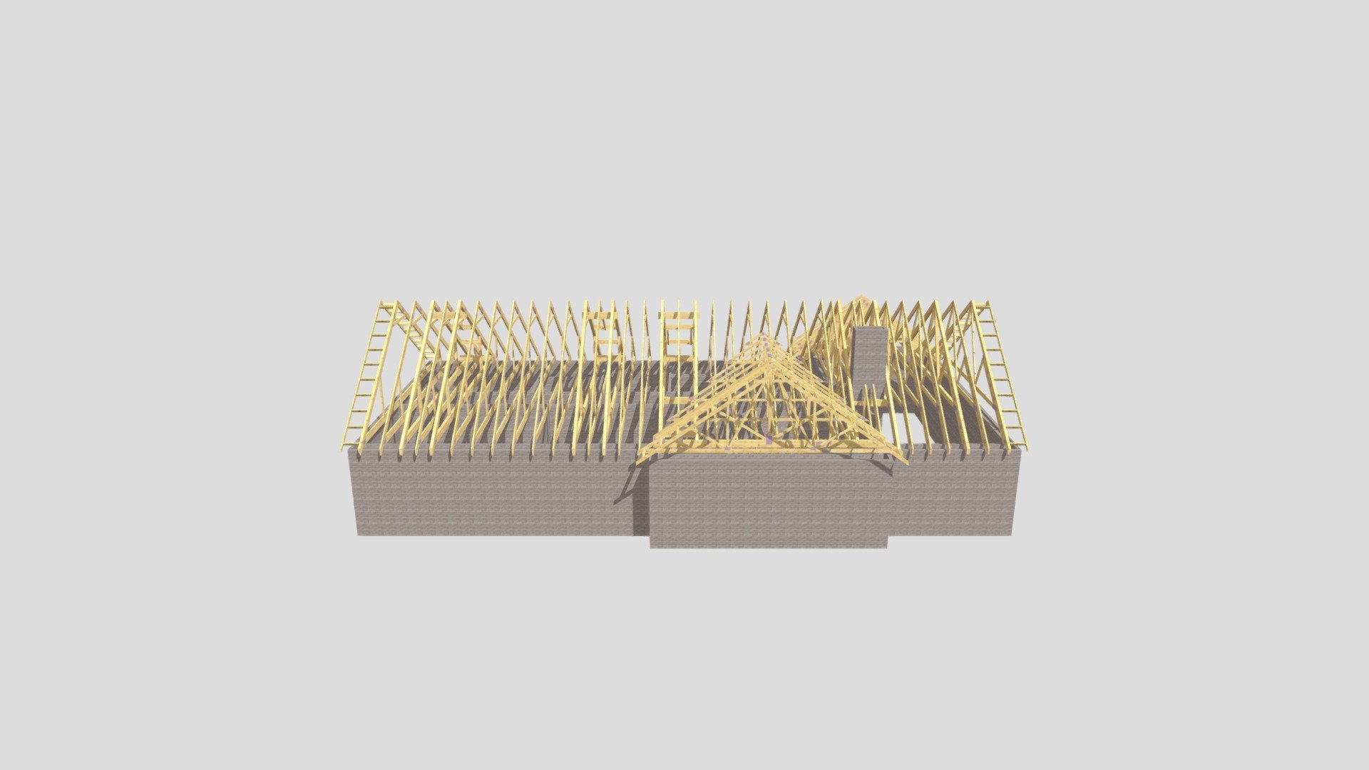 Halpin House_attic_roof REV B - Download Free 3D model by Dermf ...
