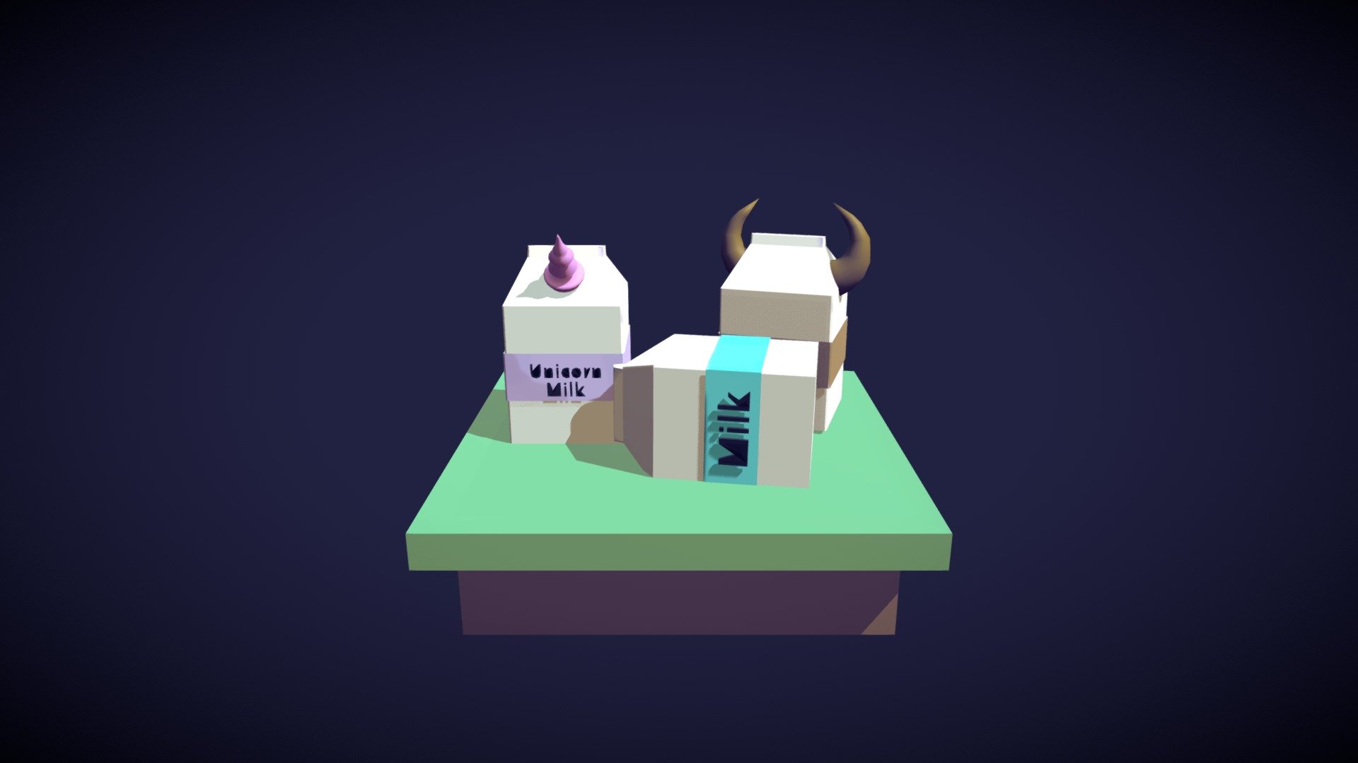 Milk - 3D model by Elonova (@genovaeloi) [31935ea] - Sketchfab