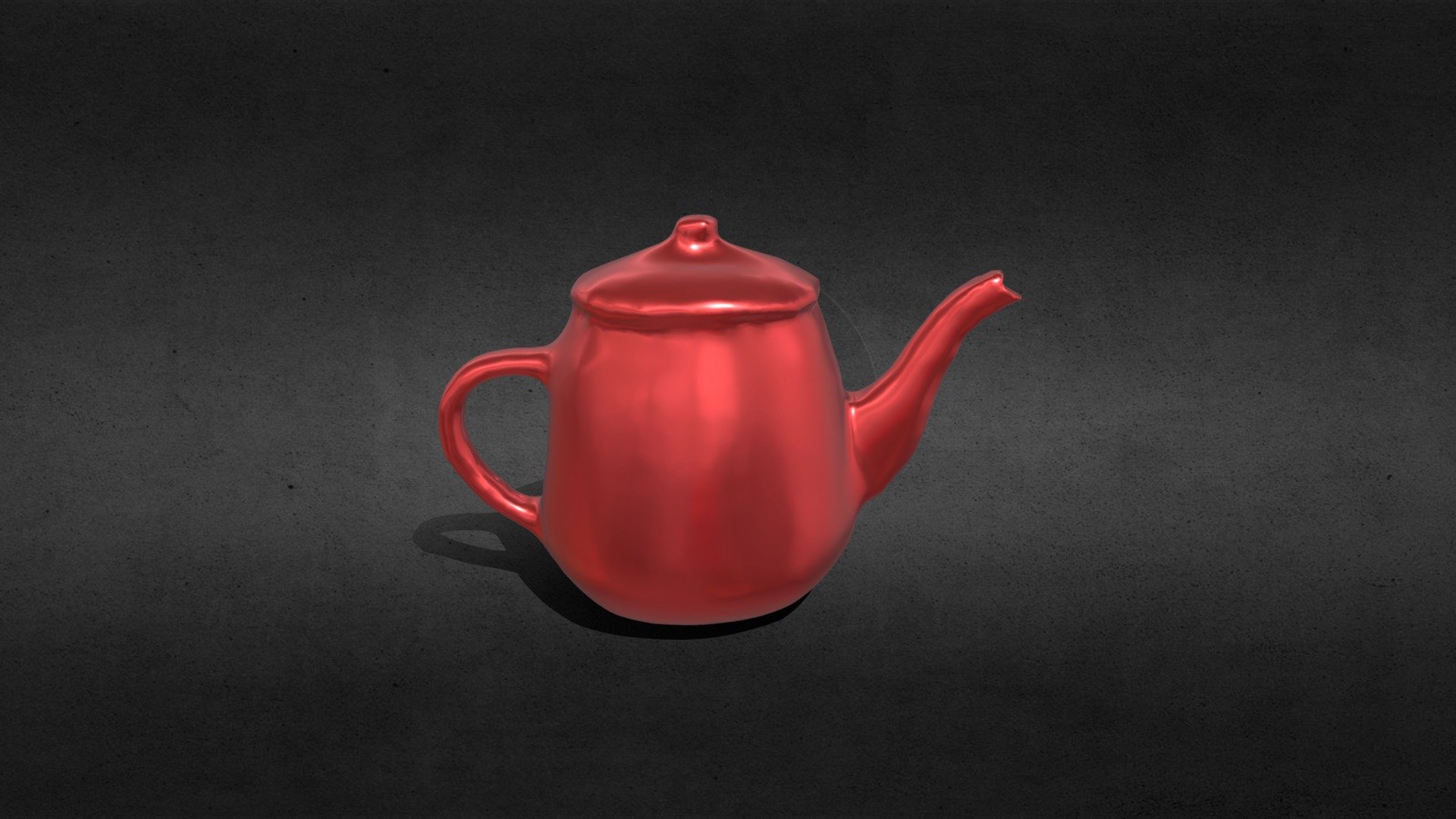 red tea pot - 3D model by inf222 [319422f] - Sketchfab