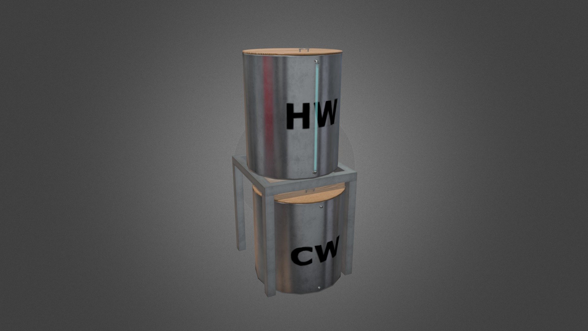Hot & Cold Water Tanks - Download Free 3D model by Stainless Reality ...