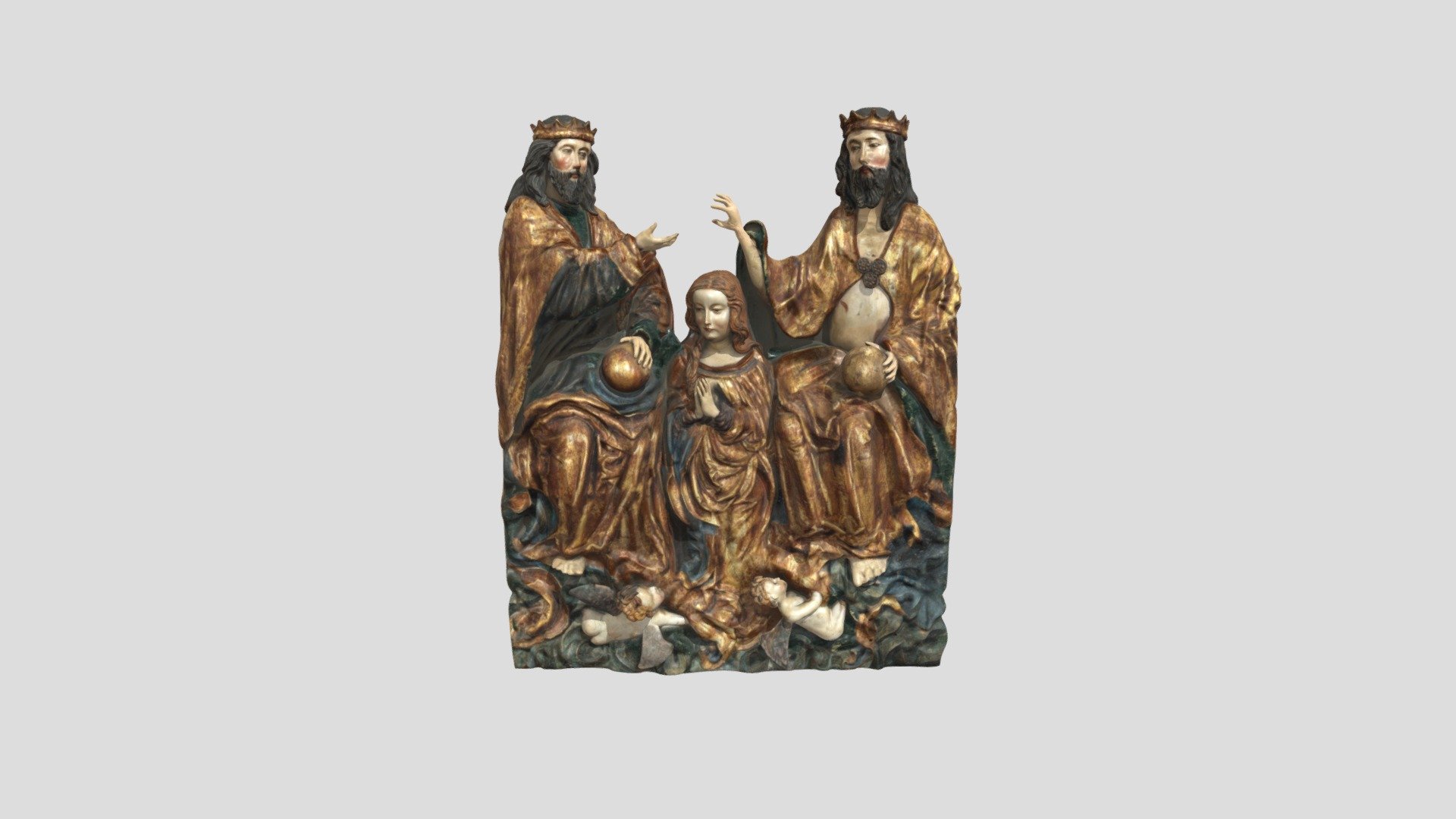 Museum Statue - 3D model by AndreiNastasa [31984f9] - Sketchfab