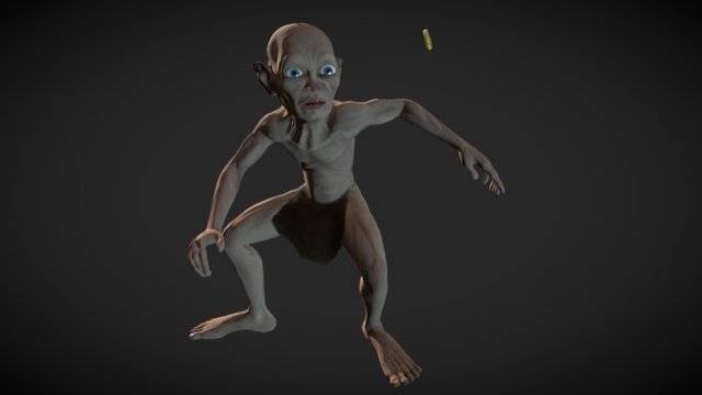 Gollum 3D models - Sketchfab