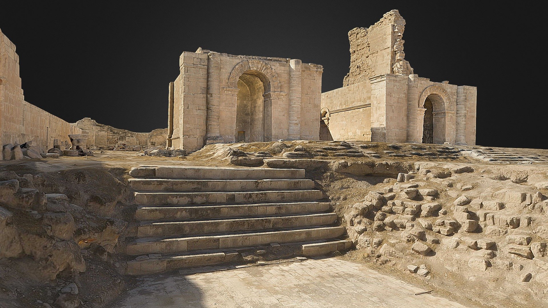Hatra - Temple of the Triads - 3D model by ATS [3198ffc] - Sketchfab