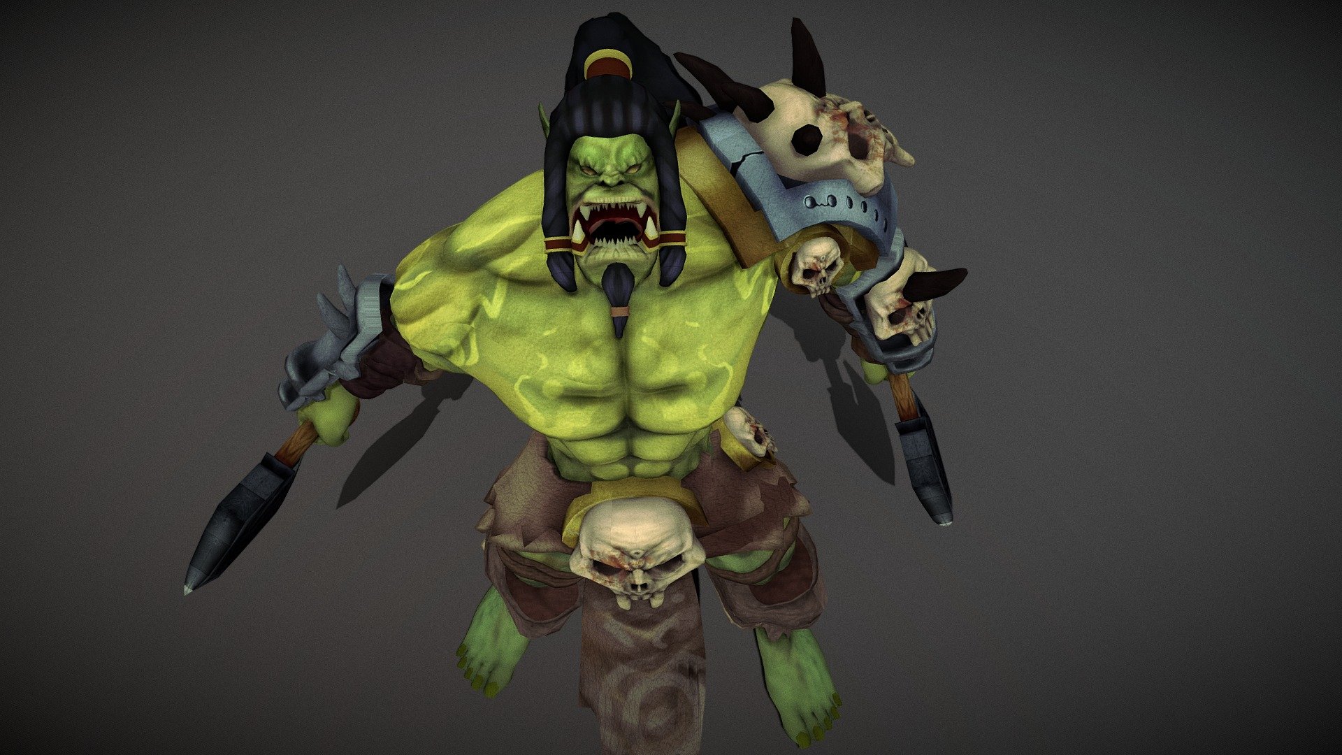 Game Ready-Handpainted Stylized Orc - 3D model by MagicHorizon ...