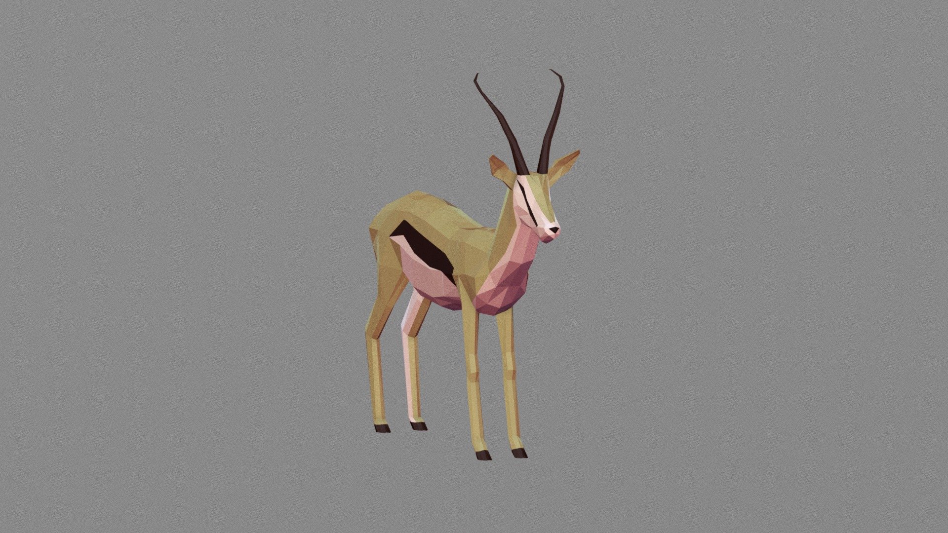 Antelope - 3D model by Adrian Jakubiak (@mrowek) [3199389] - Sketchfab