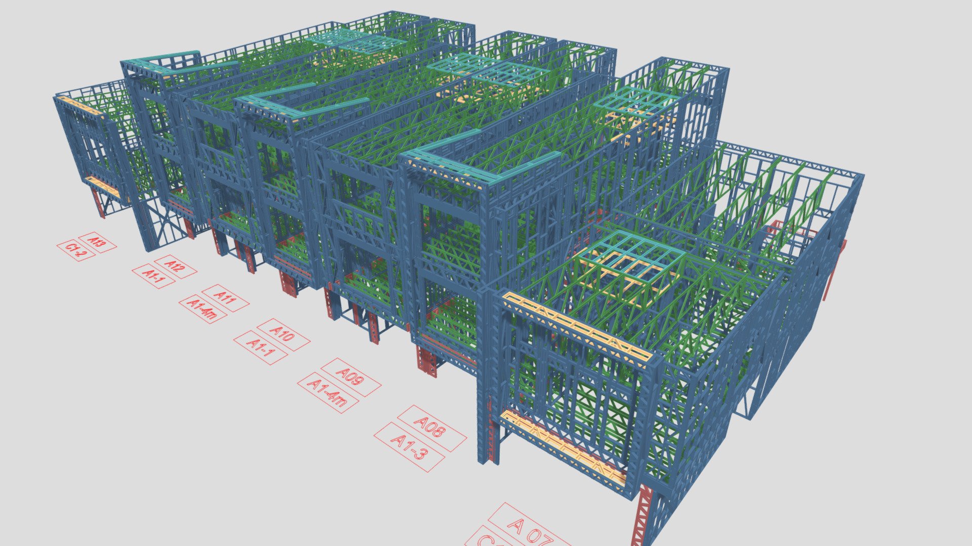 4833 GCB - Building 15 - 3D model by Australian Framing Solutions ...