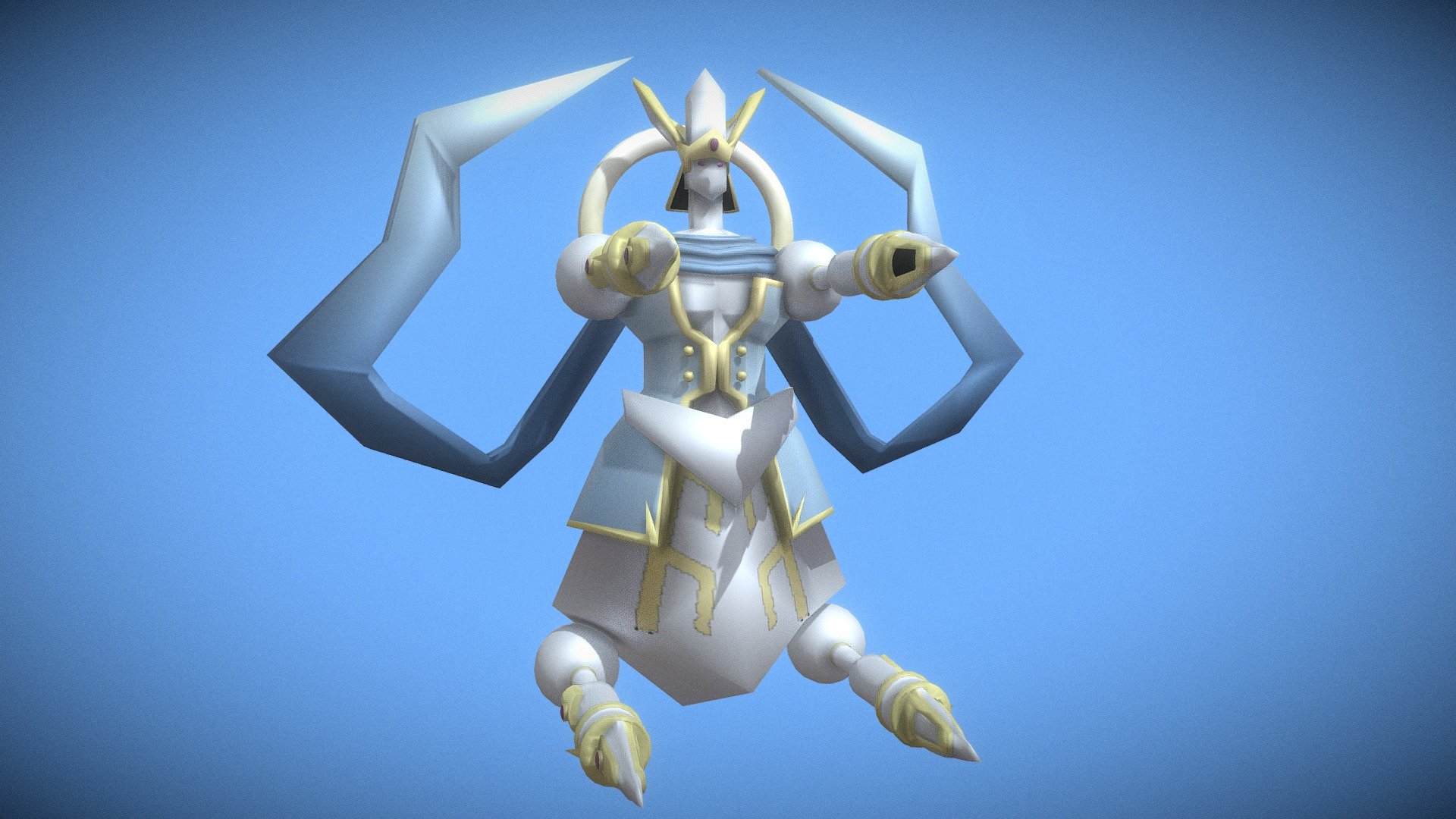 Celestial Double Star Shaman (Yugioh) - Buy Royalty Free 3D model by ...