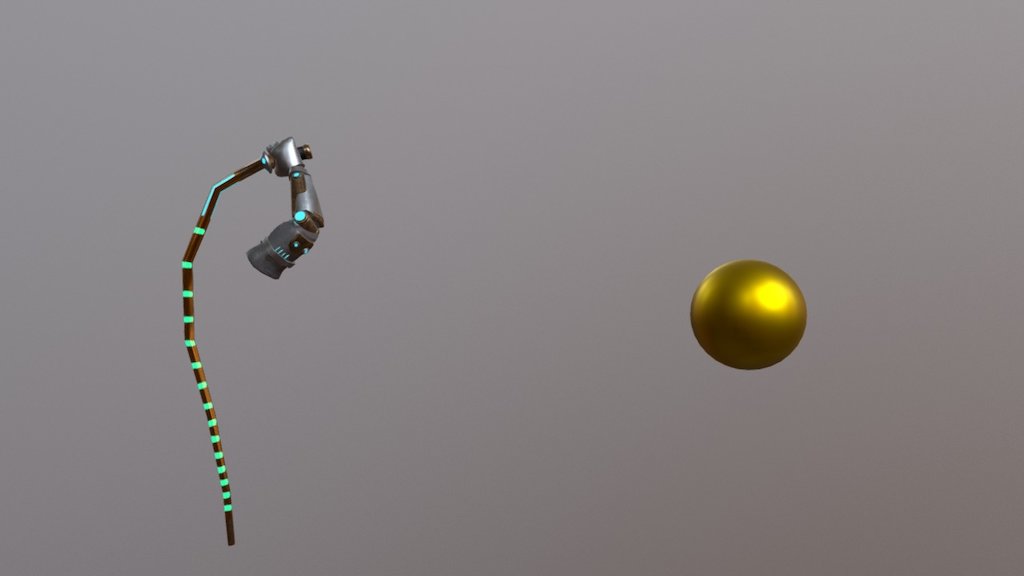 Whip Leash Robotic Arm Hit - 3D model by Borja Barbeito (@borjabarbeito ...