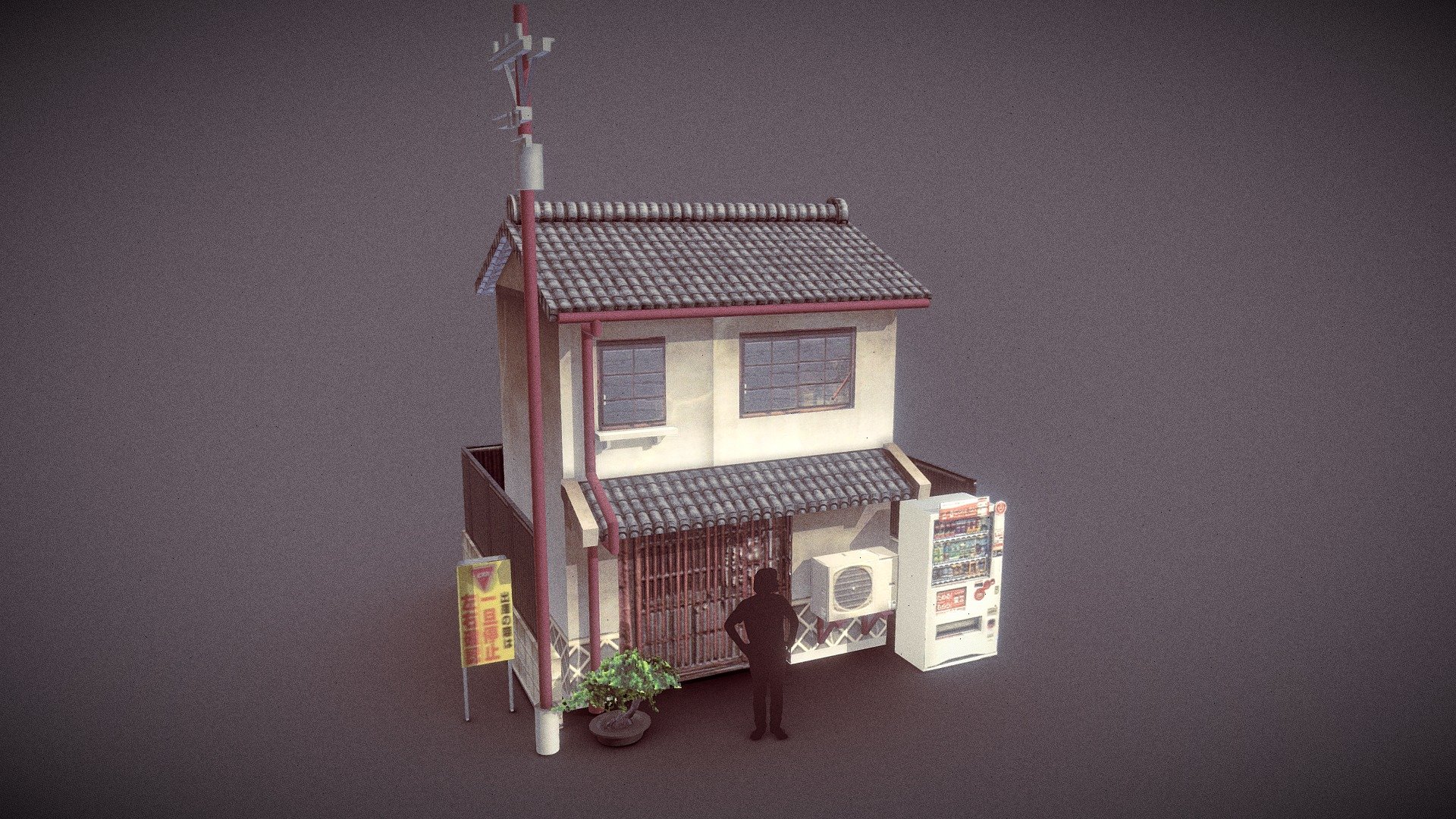 A piece of Japan - 3D model by fangzhangmnm [319e535] - Sketchfab